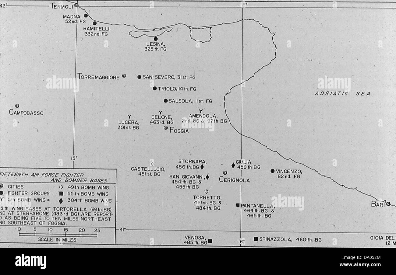 Foggia, Italy, was a strategic location during World War II, with the ...