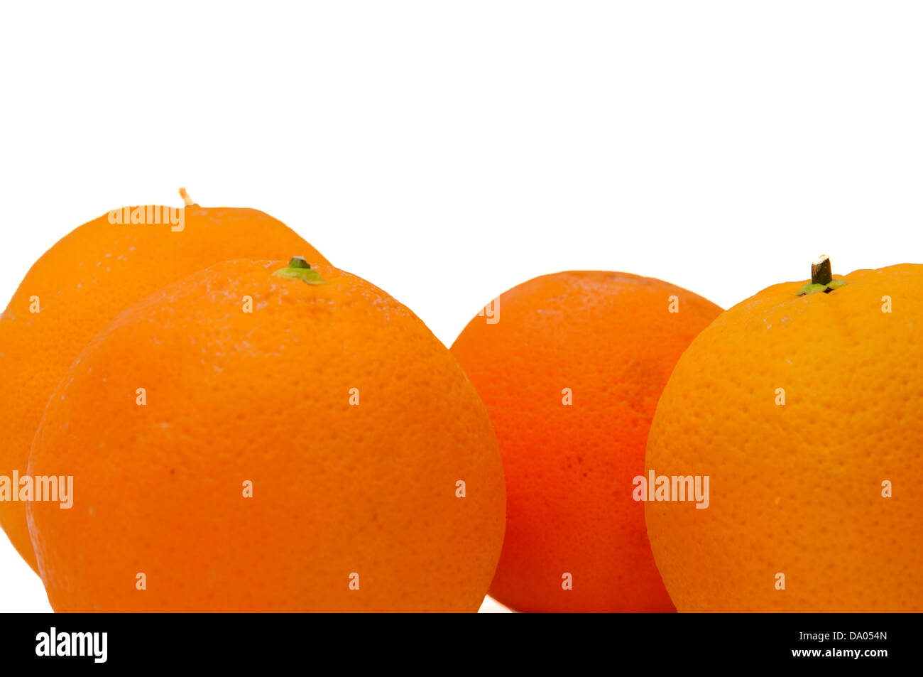 sweet oranges on a white background Stock Photo - Alamy