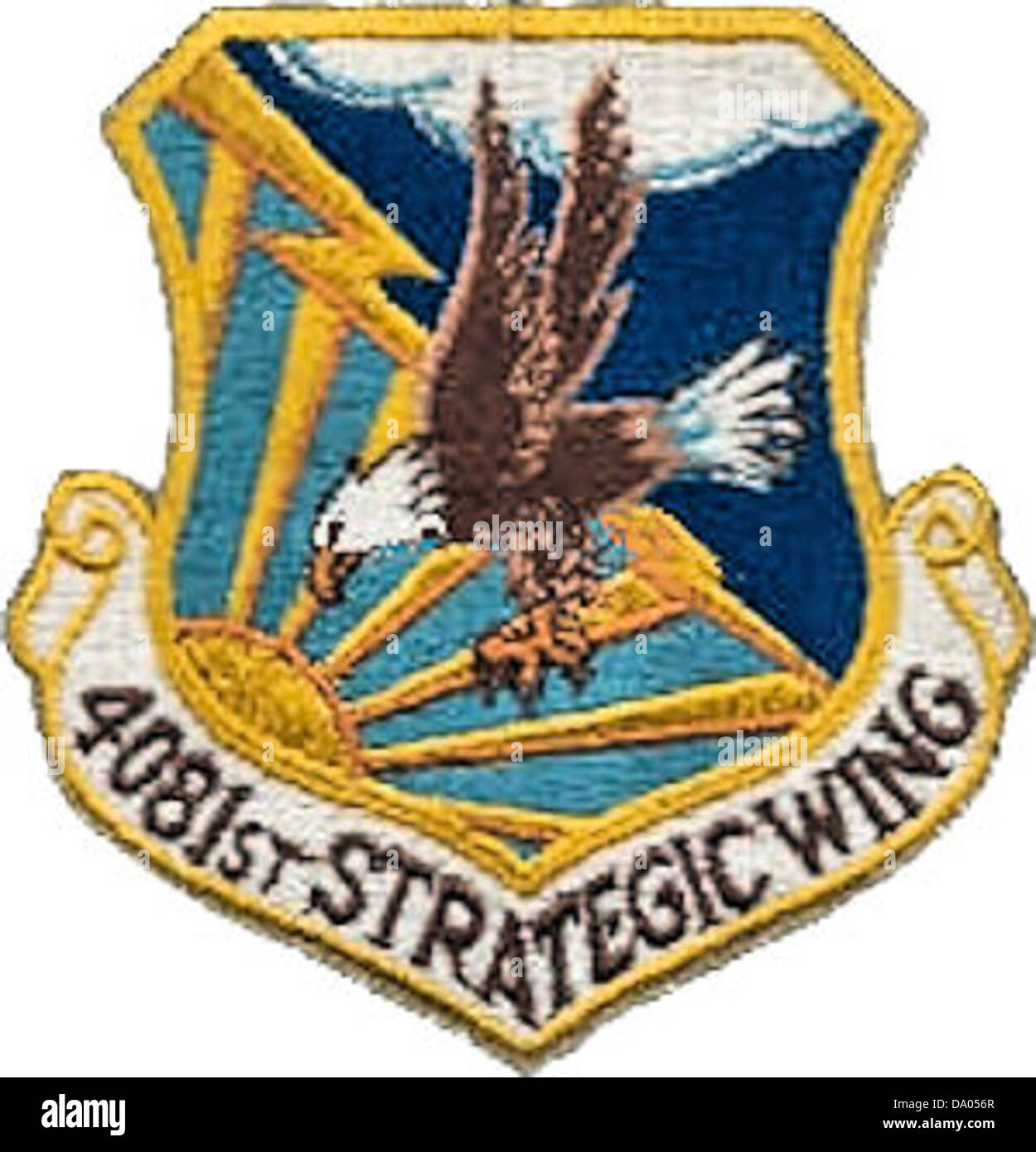 The 4081st Strategic Wing patch represents the wing's role in strategic ...