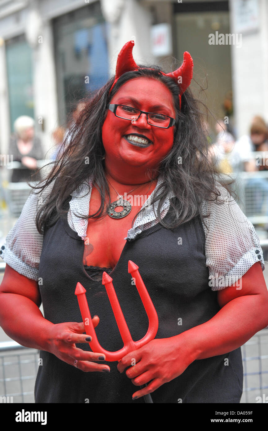 Devil horns and tail hi-res stock photography and images - Alamy