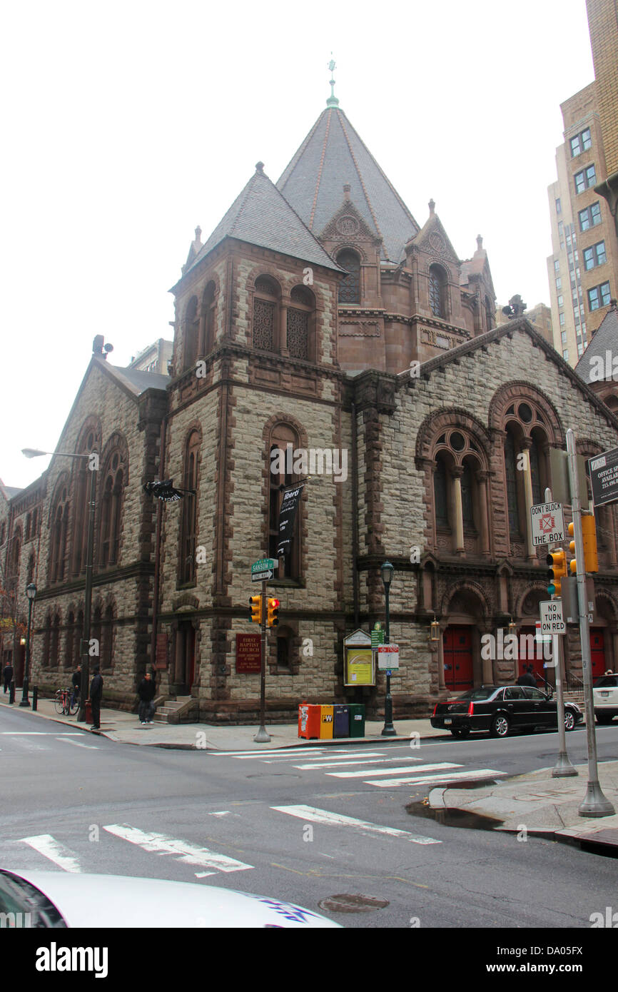 Old church in Philadelphia, Pennsylvania Stock Photo - Alamy