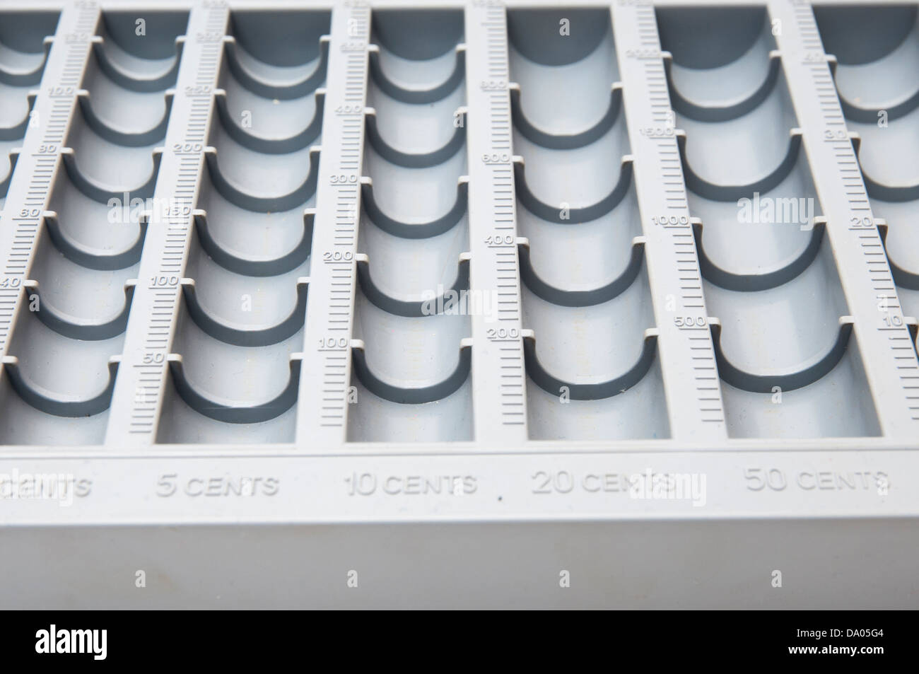 table to place coins on a white background Stock Photo - Alamy