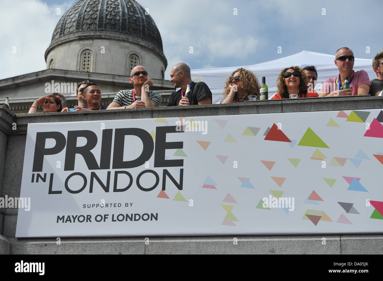Trafalgar Square, London, UK. 29th June 2013. The London Pride Parade ...