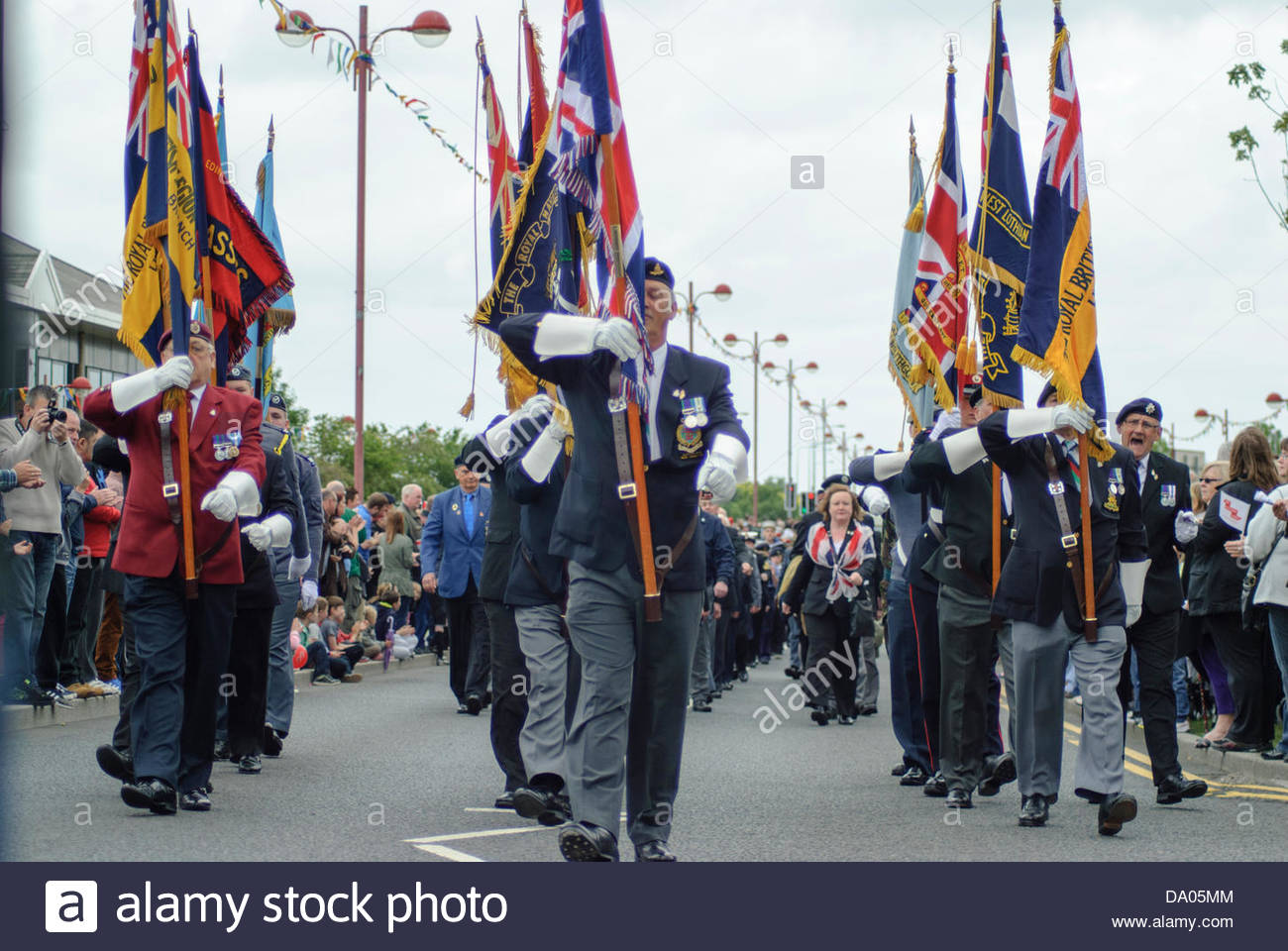 Royal British Legion Standard Bearers Stock Photos & Royal British ...