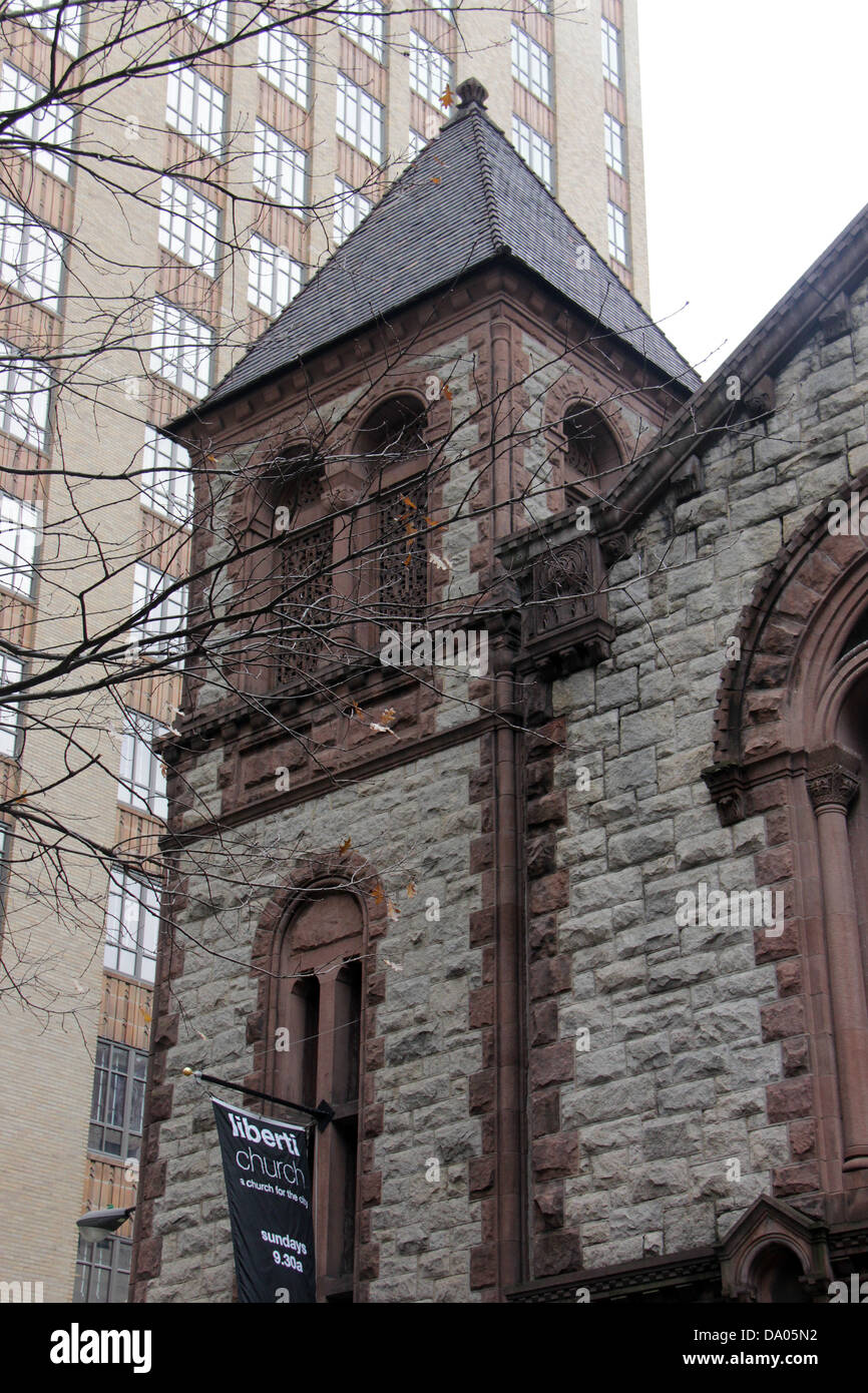 Old church in Philadelphia, Pennsylvania Stock Photo - Alamy