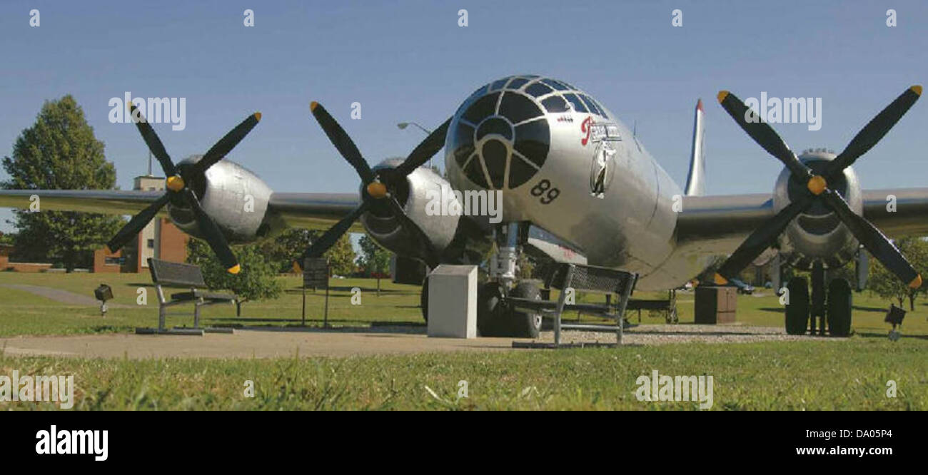 A B-29 Superfortress on static display at Whiteman Air Force Base. This ...