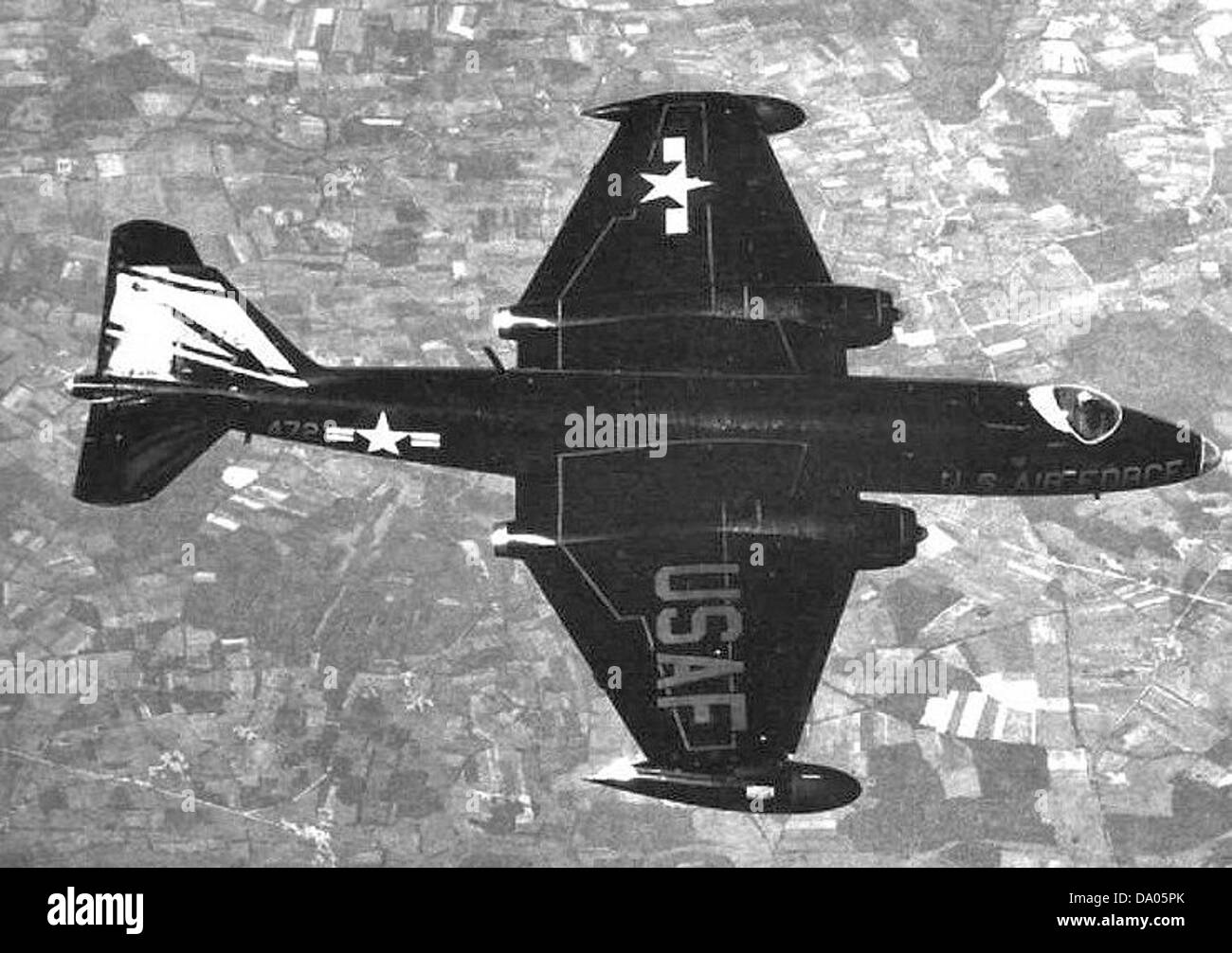 The RB-57, a reconnaissance aircraft, was used by the 10th Tactical ...