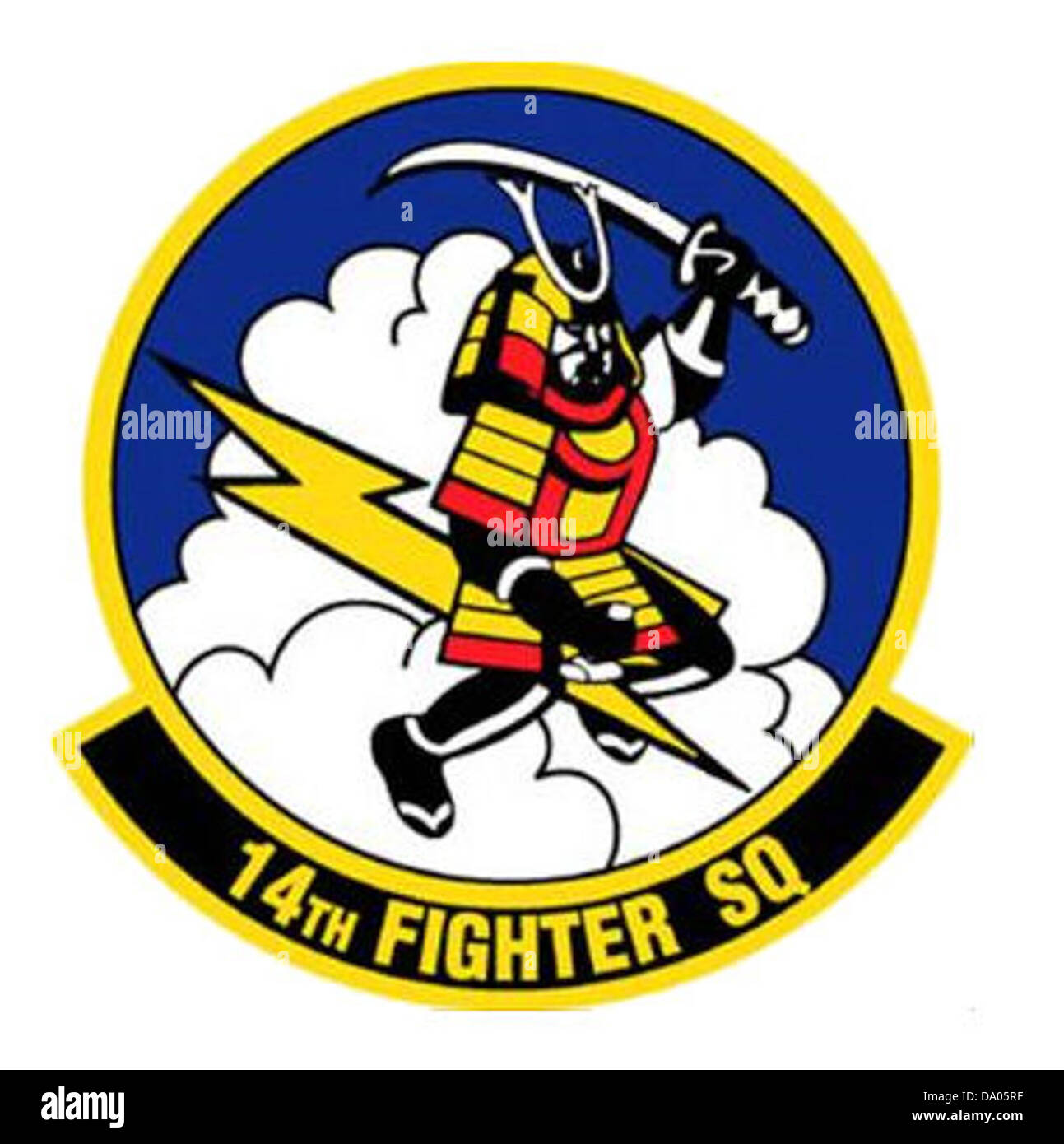 The emblem of the 14th Fighter Squadron, a U.S. Air Force unit that ...