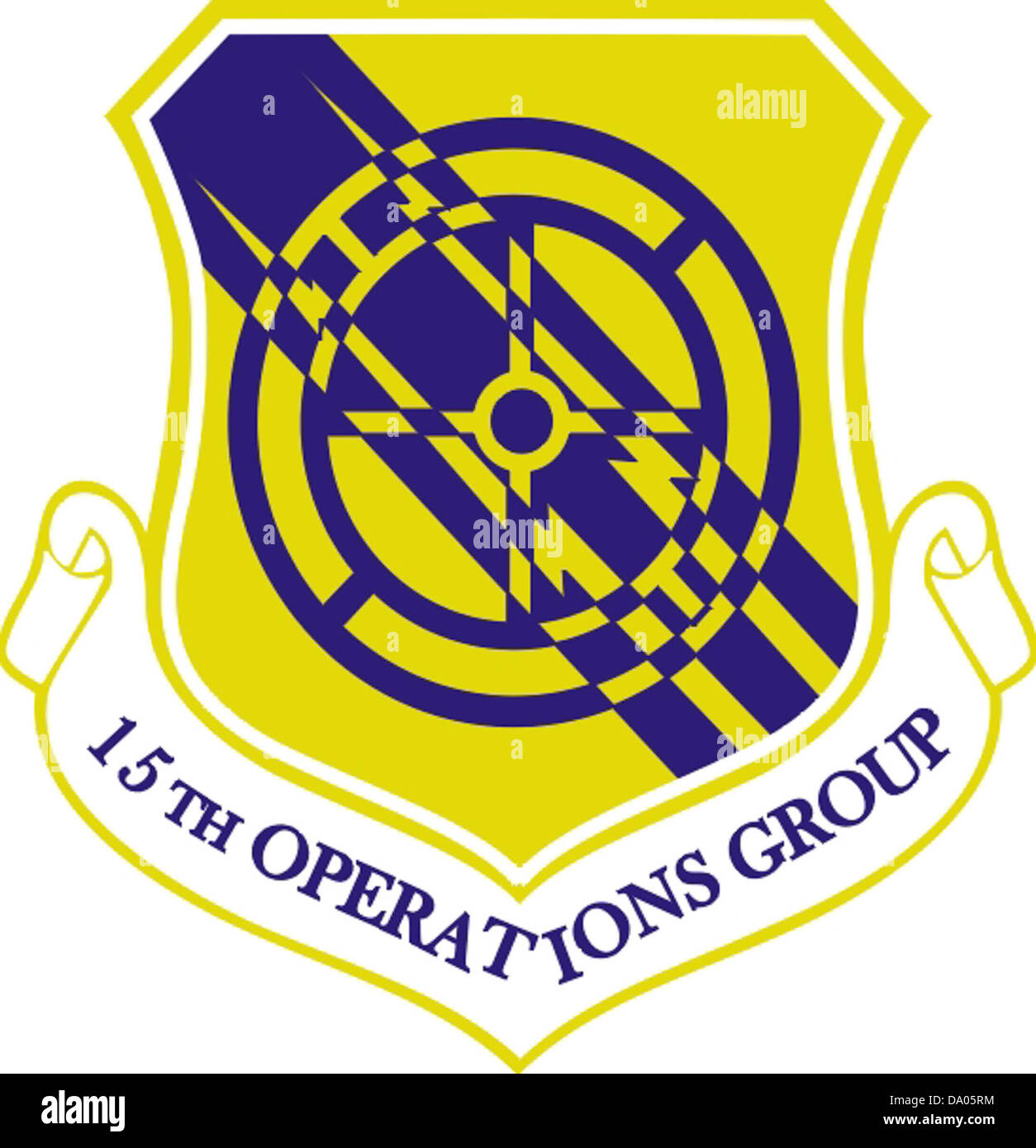 The 15th Operations Group emblem represents the unit's heritage and its ...