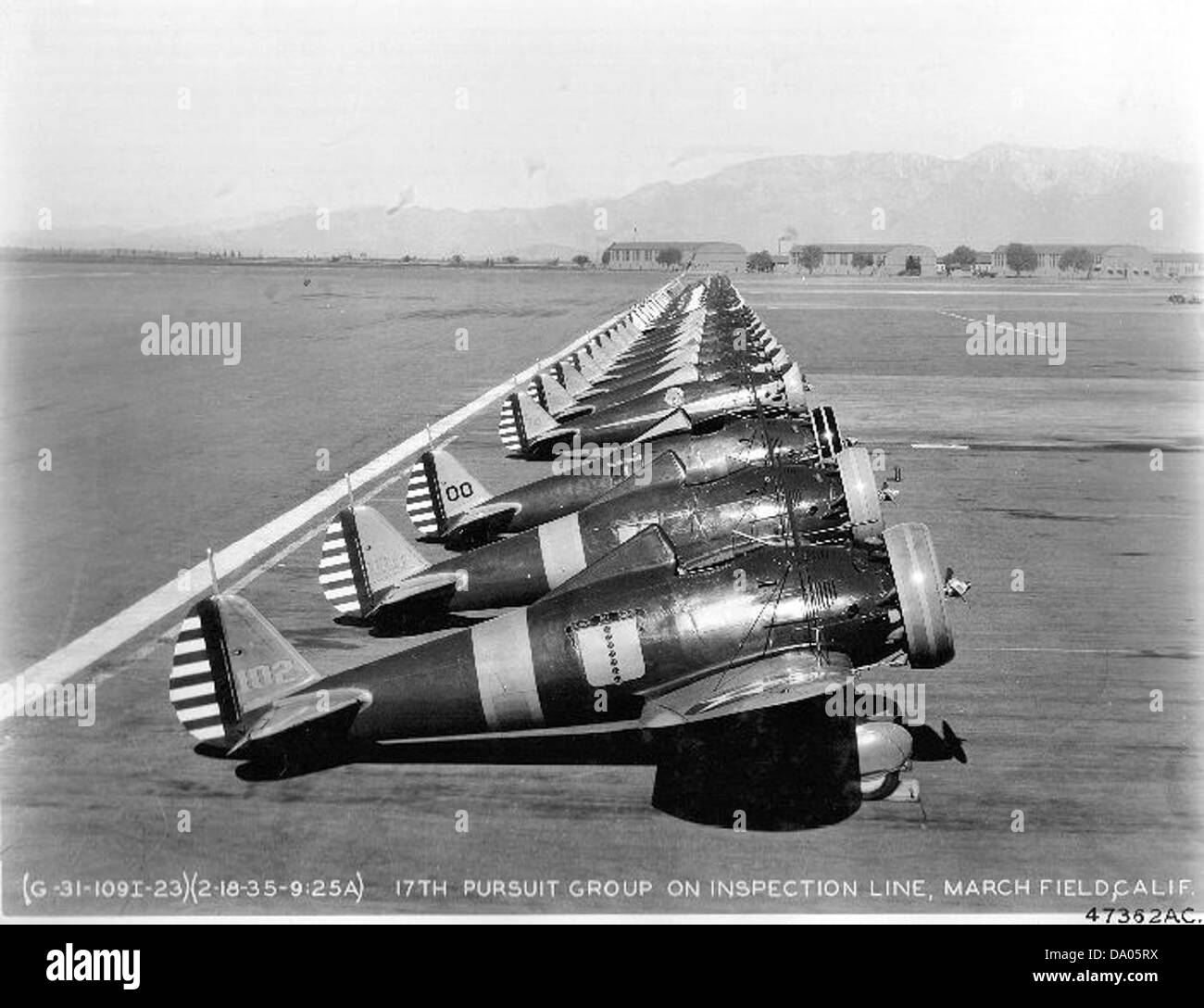 The 17th Pursuit Group operated the P-26 Peashooter, one of the first ...