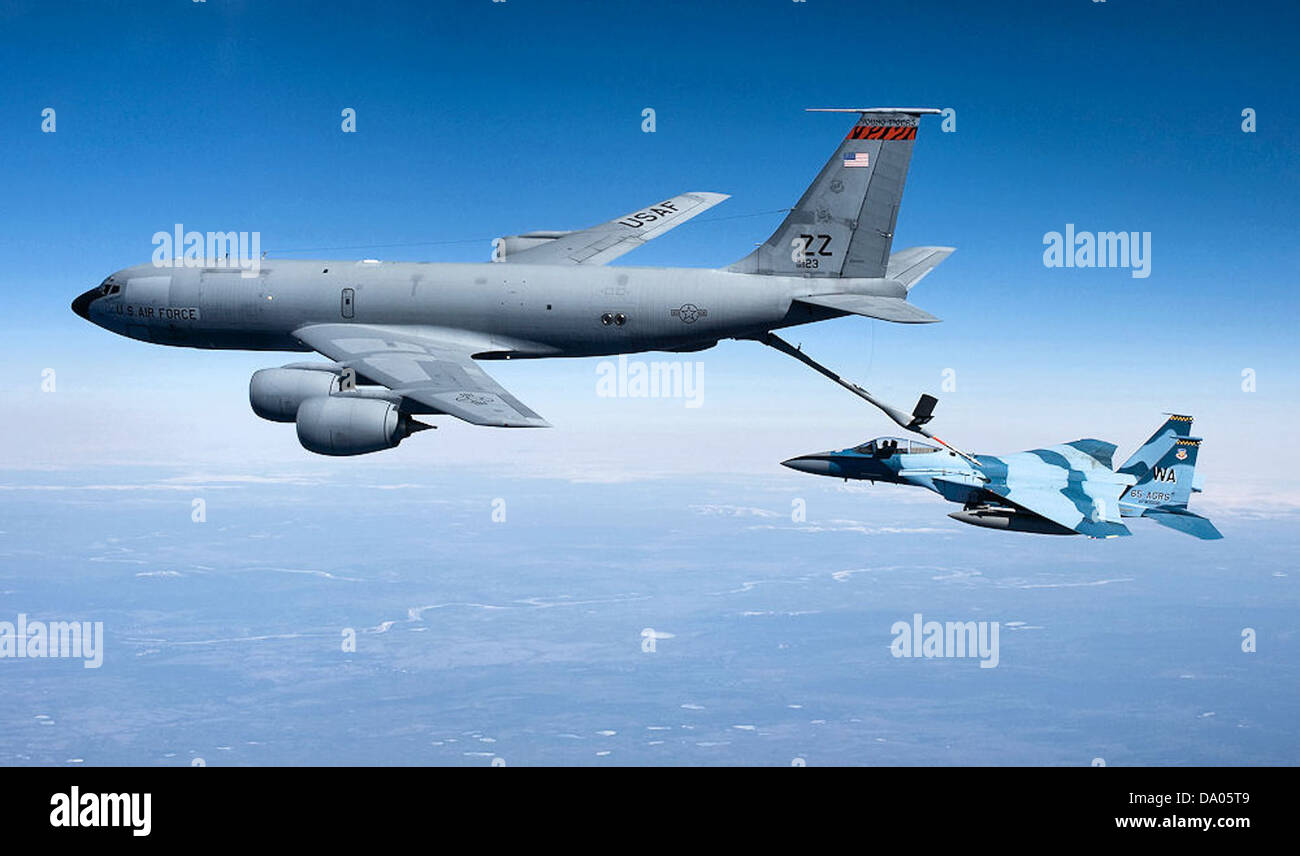 The 18th Operations Group operates the KC-135 Stratotanker, which ...