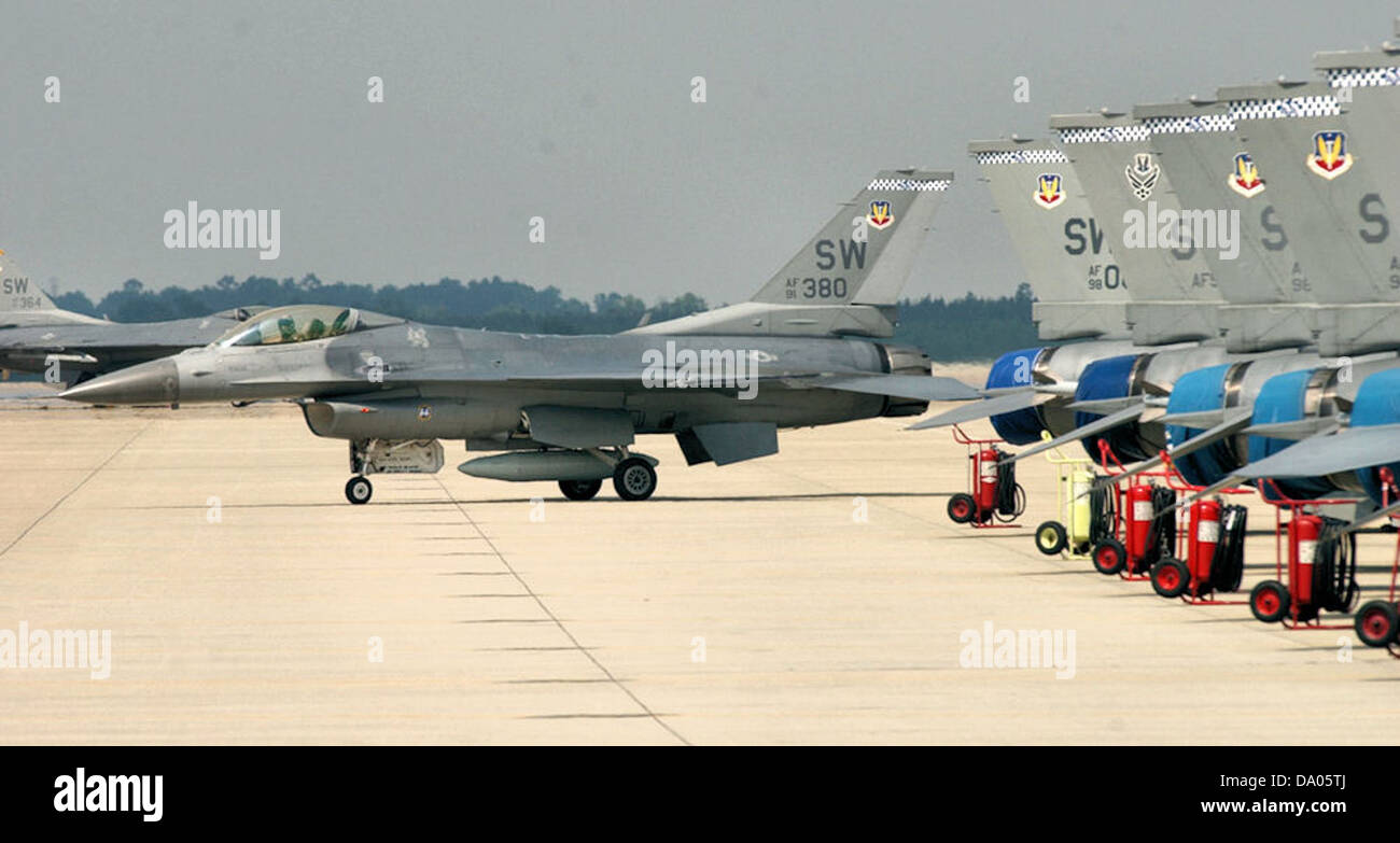 The 20th Operations Group, equipped with F-16 Fighting Falcons, is part ...