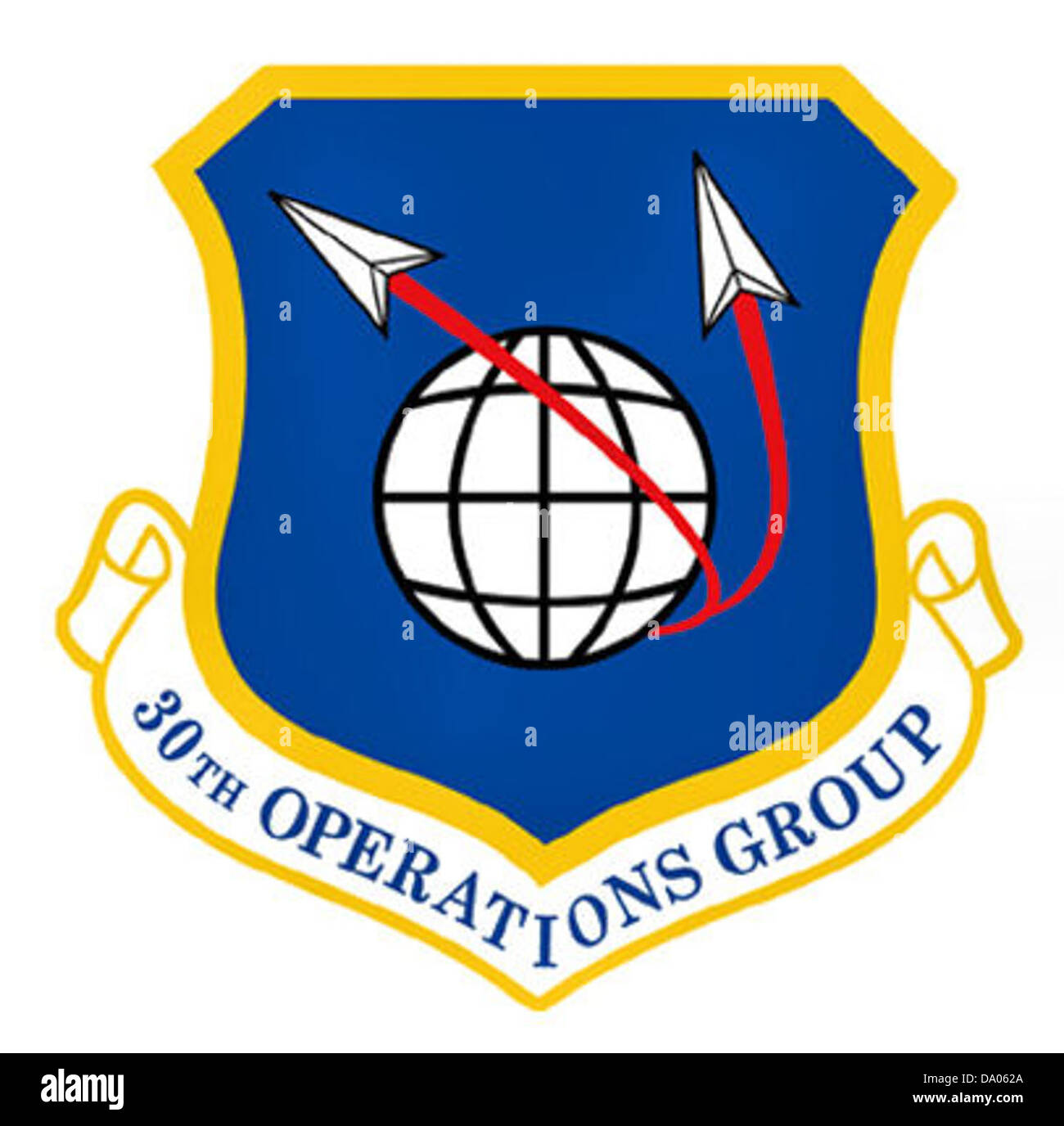 The emblem of the 30th Operations Group represents the group's mission ...