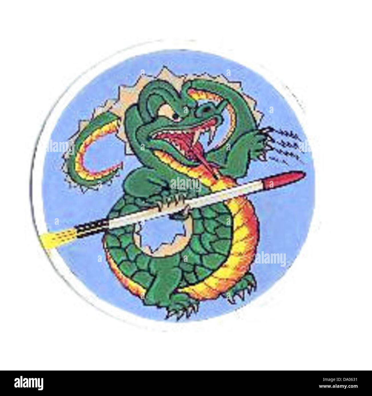 The patch of the 318th Fighter Interceptor Squadron symbolizes the unit ...