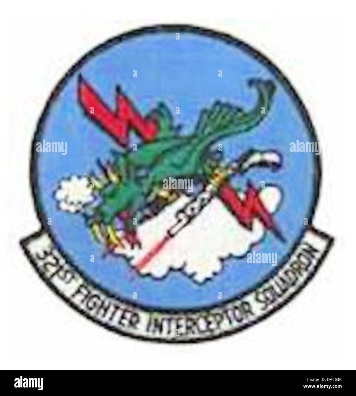 The emblem of the 321st Fighter Interceptor Squadron represents its ...