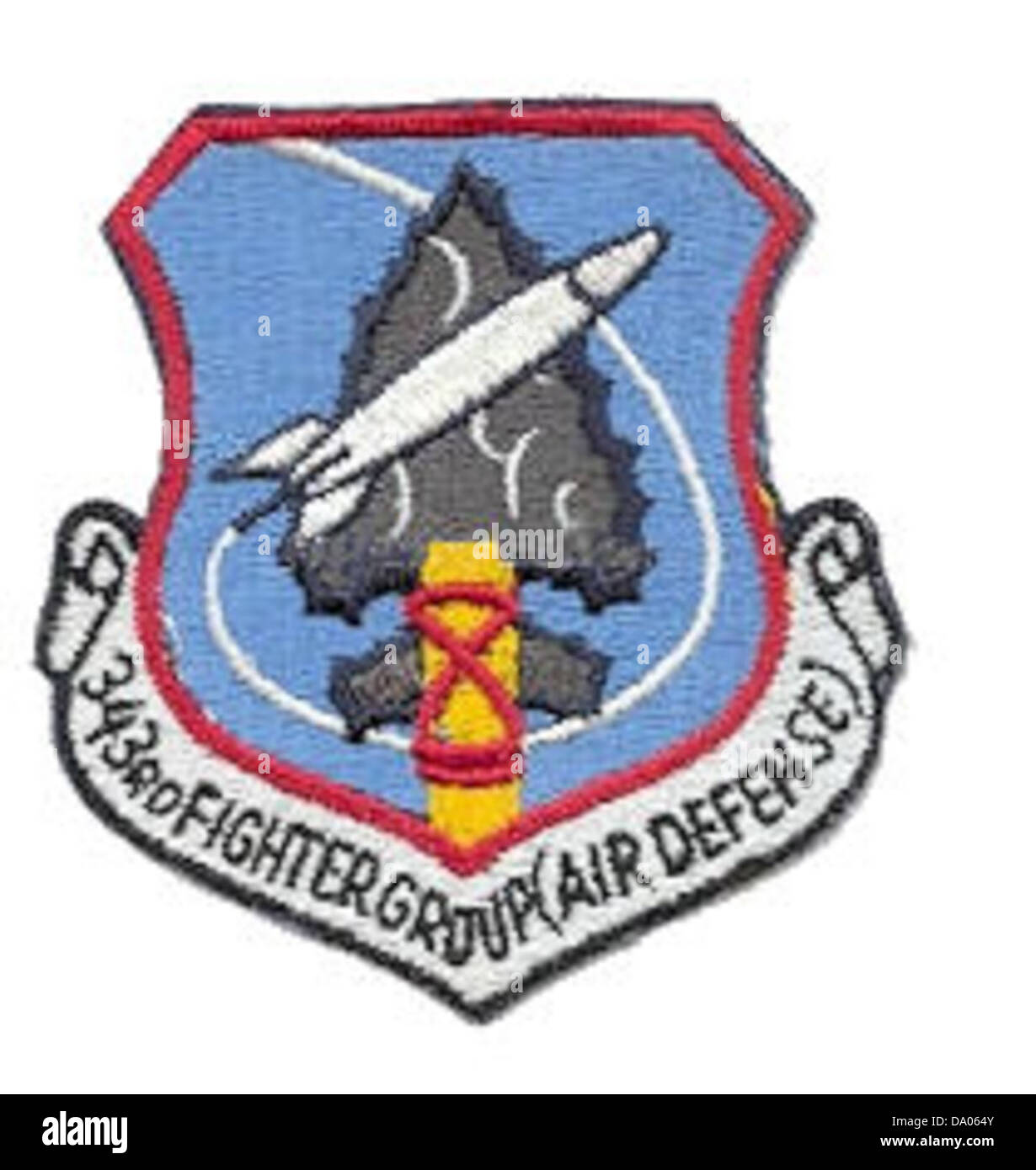 The 343rd Fighter Group (343rd DFG) patch represents the unit's history ...