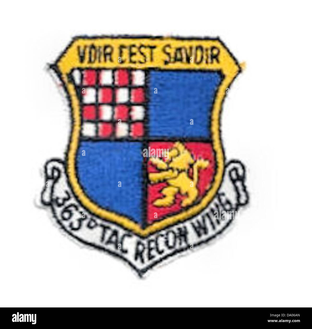 The emblem of the 363rd Tactical Reconnaissance Wing, representing its ...
