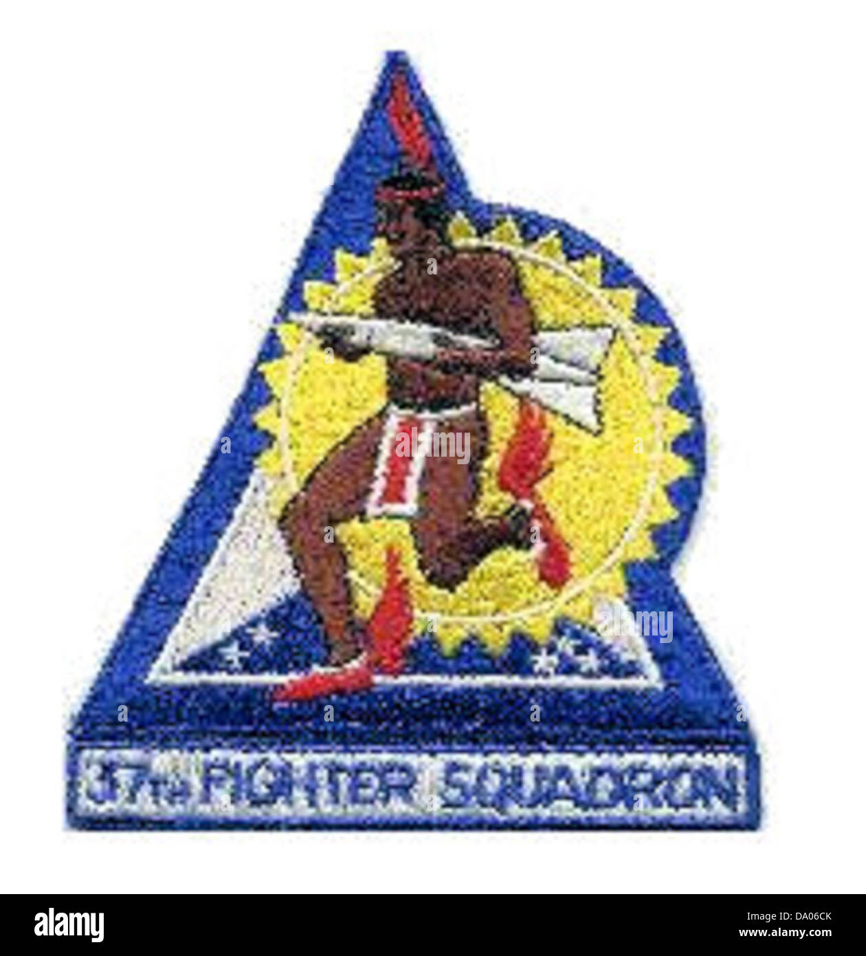 The patch of the 37th Fighter Interceptor Squadron, a unit of the US ...