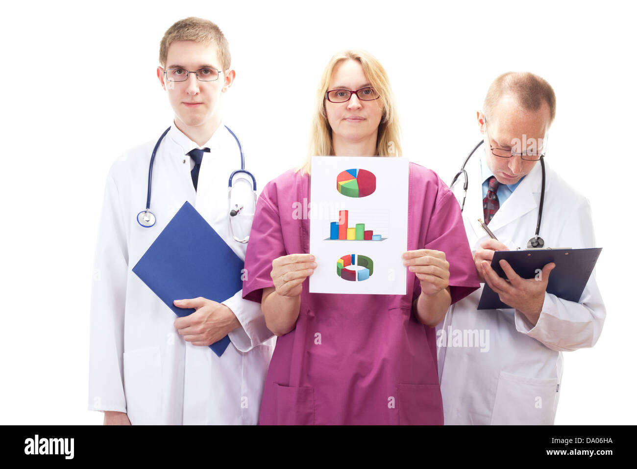 Medical doctor team presenting research results Stock Photo - Alamy
