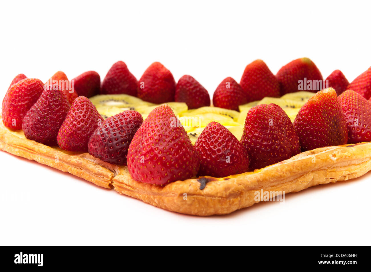 heart cake on a white background Stock Photo - Alamy