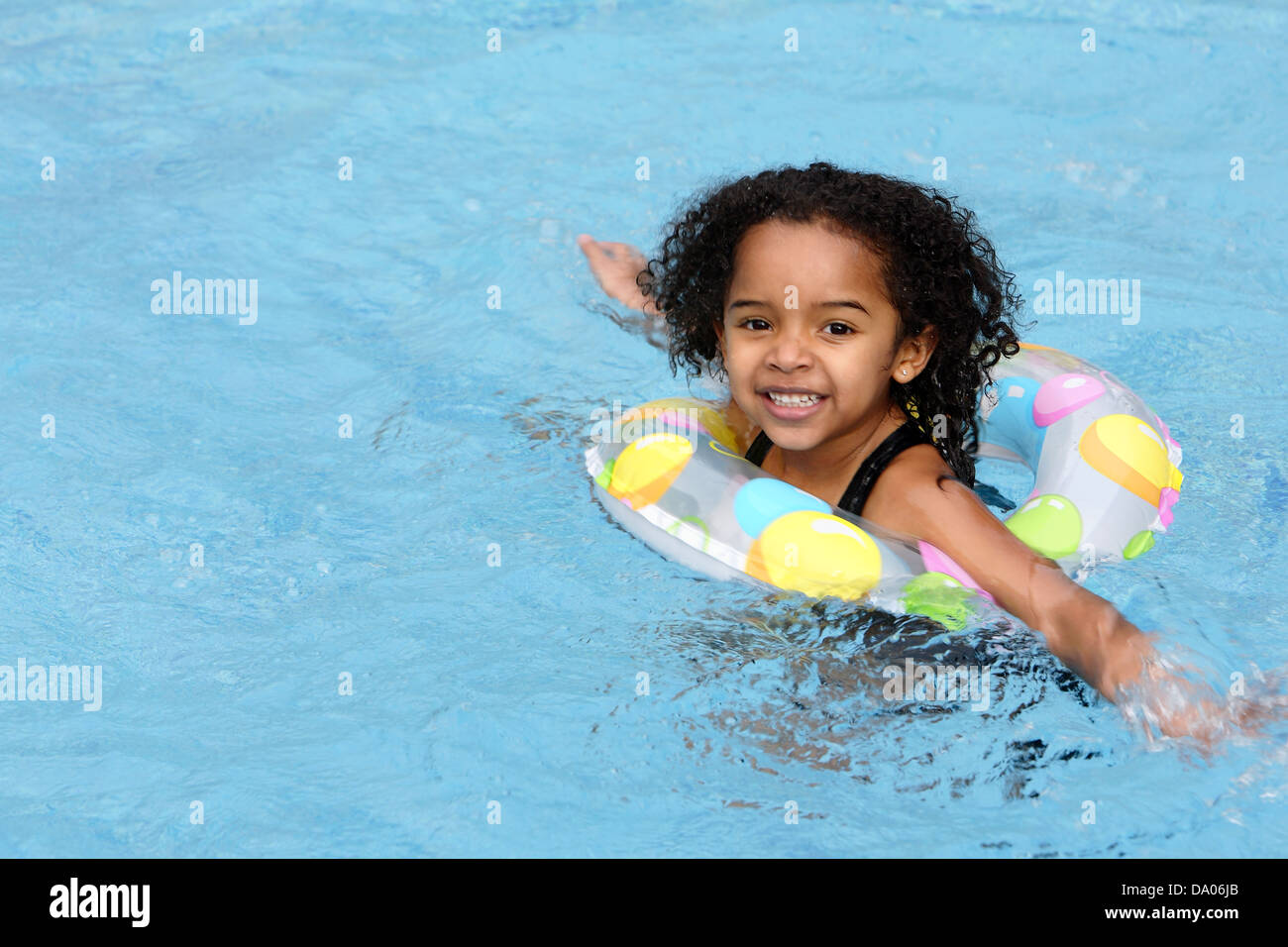 Black kid swimming pool hi-res stock photography and images - Alamy