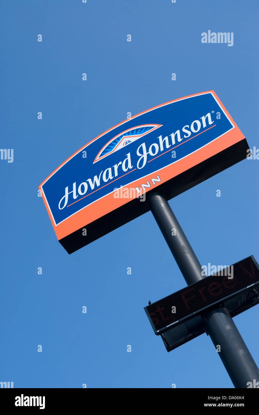 Howard Johnson Inn Sign USA Stock Photo - Alamy