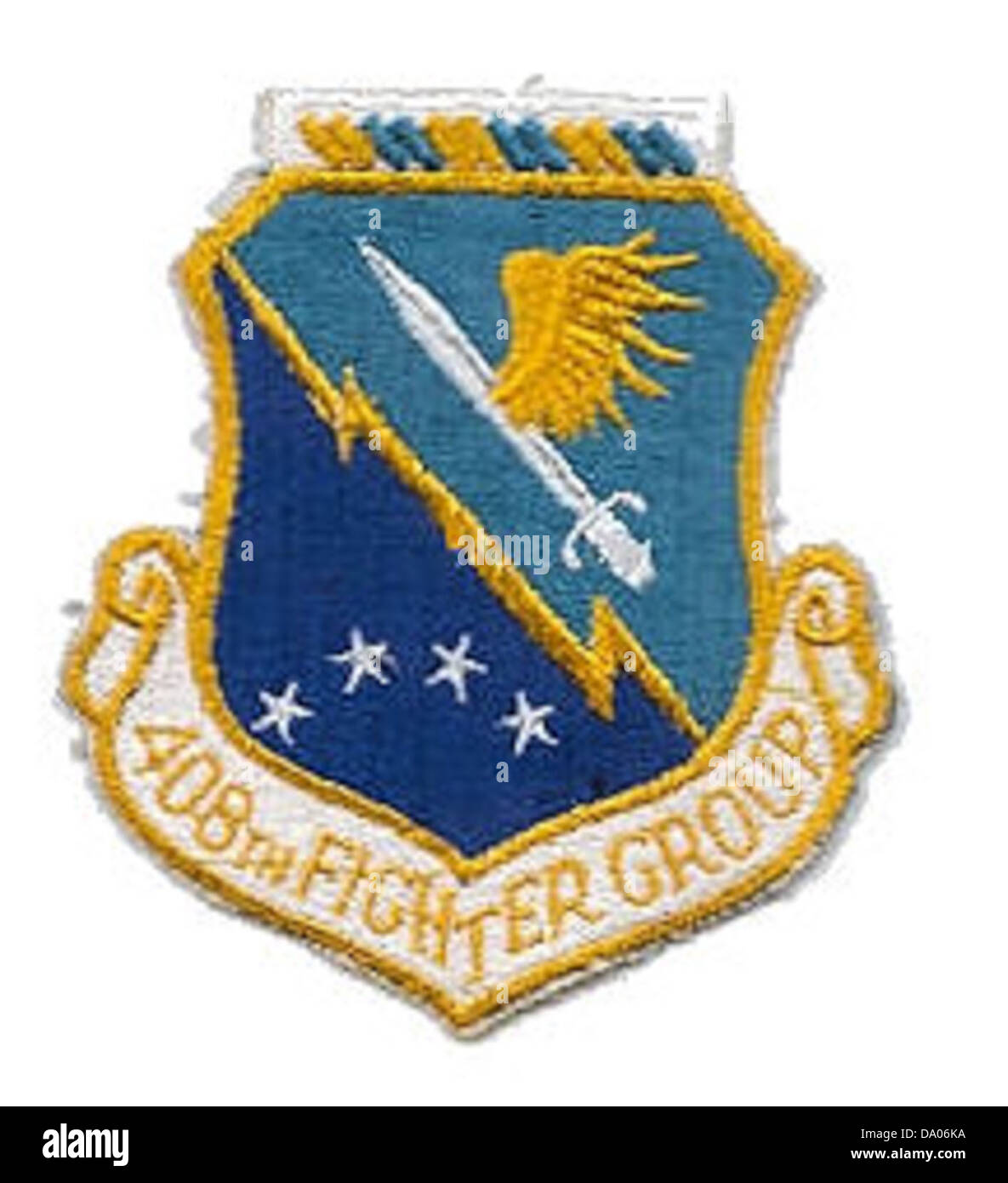 The 408th Fighter Group patch represents the unit's service during ...