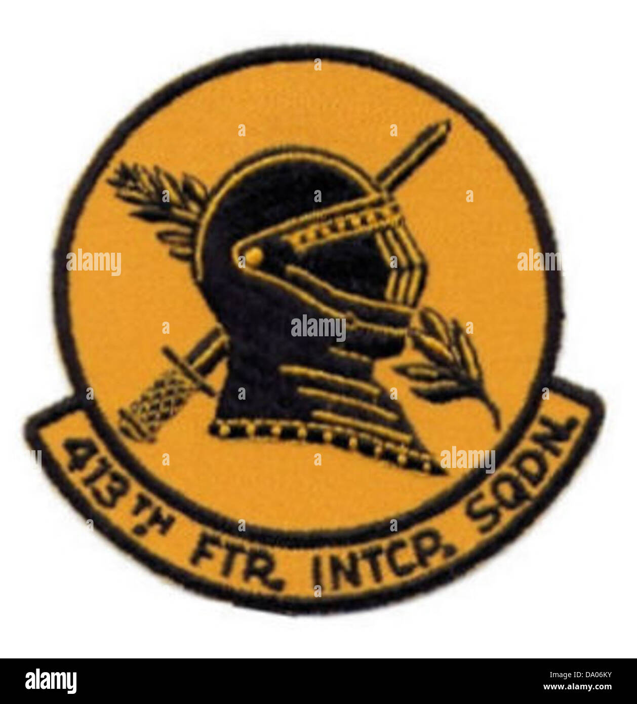 The 413th Fighter Interceptor Squadron (FIS) emblem represents the ...