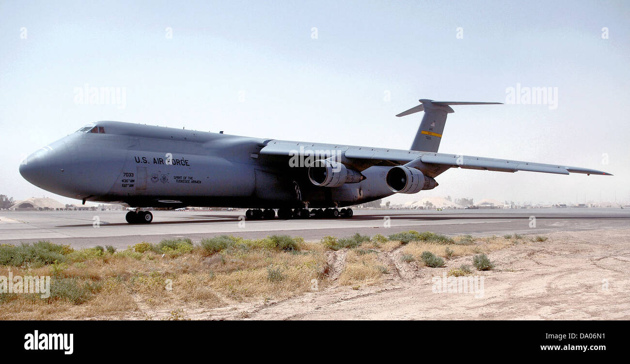 The 436th Operations Group C-5 aircraft were deployed to Balad Air Base ...