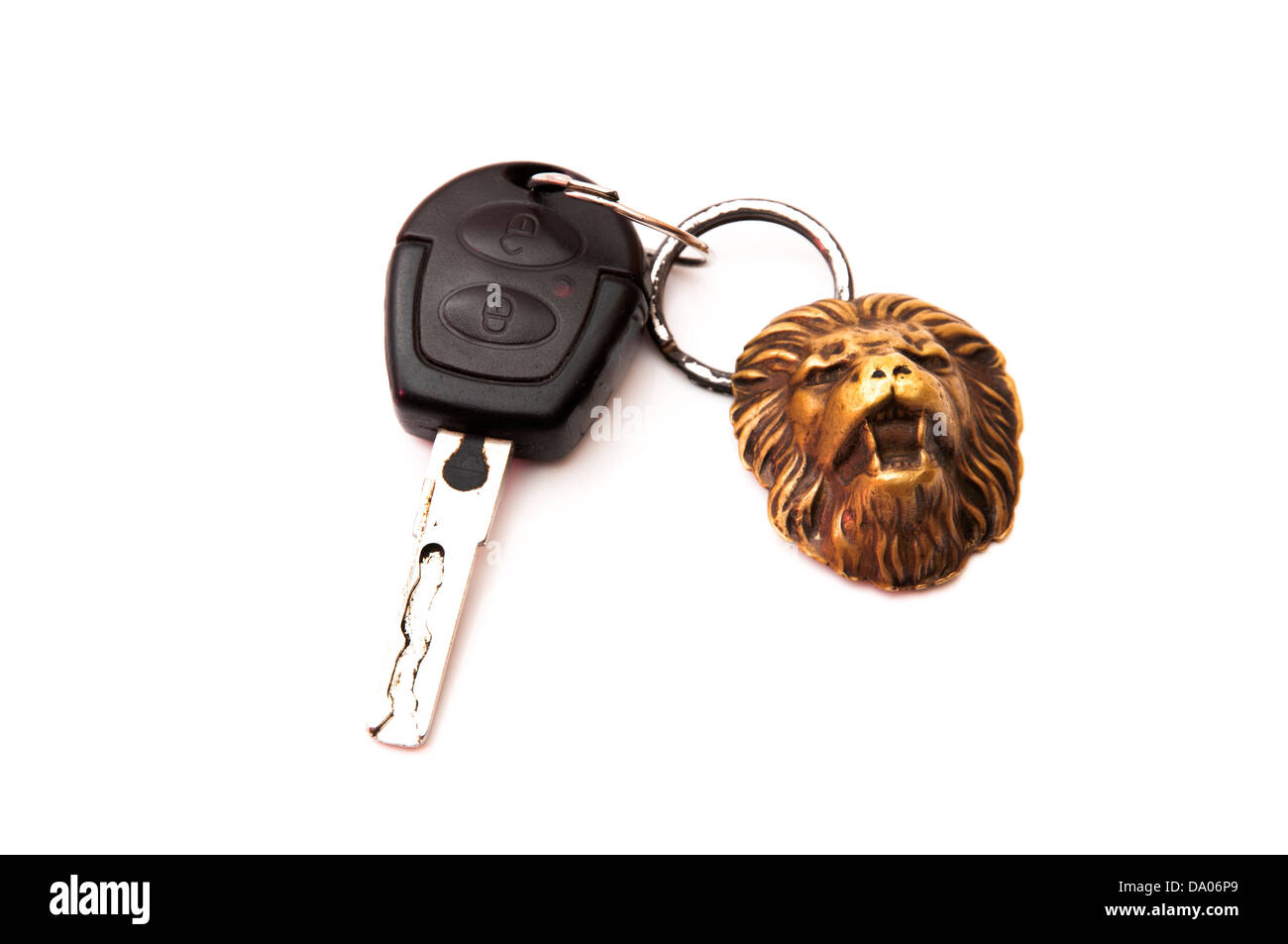Key with a keychain Cut Out Stock Images & Pictures - Alamy