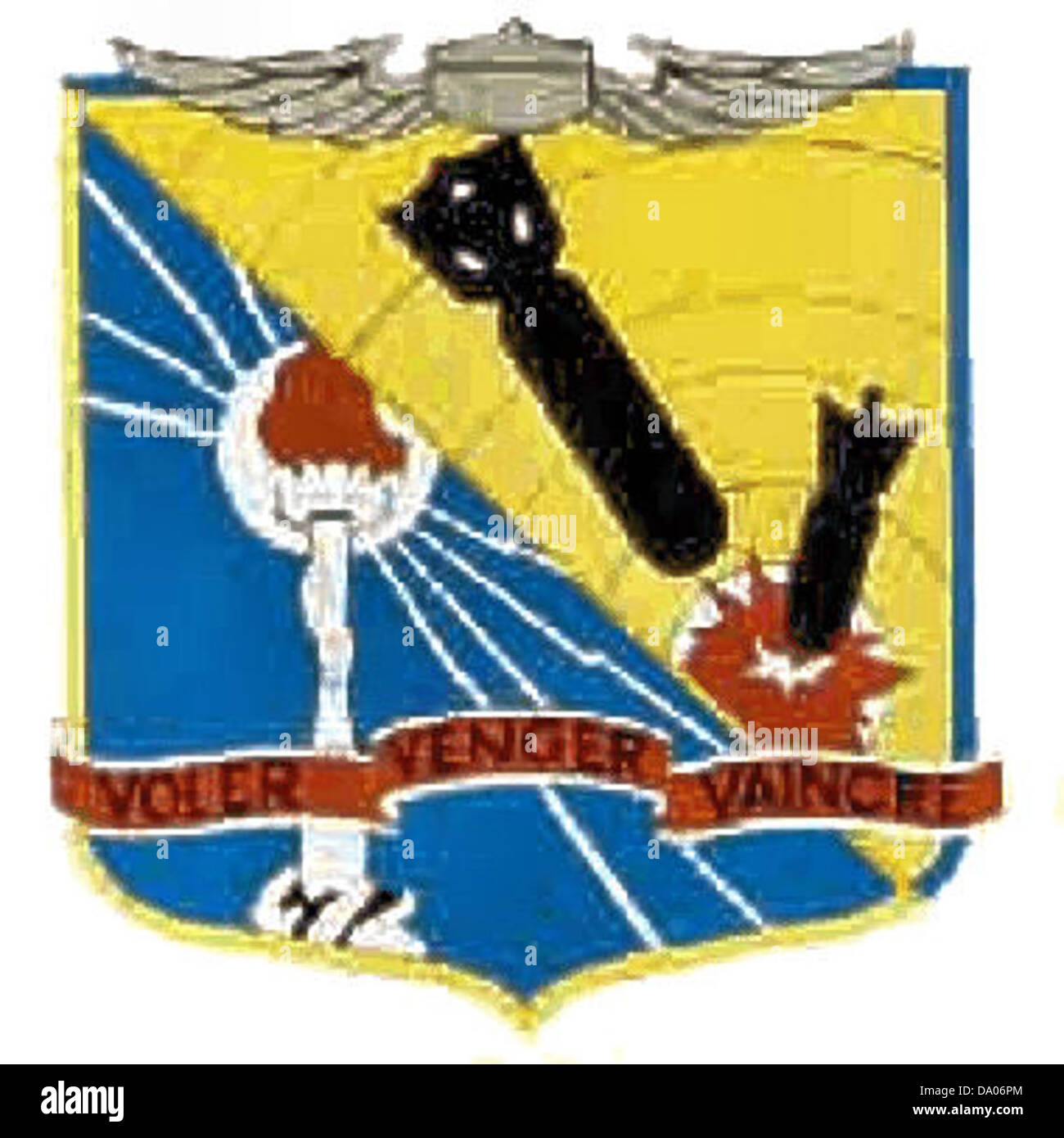 The emblem of the 446th Bombardment Group represents the unit's role in ...