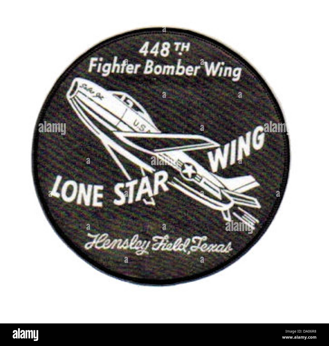 The 448th Fighter-Bomber Wing patch represents the unit's heritage and ...