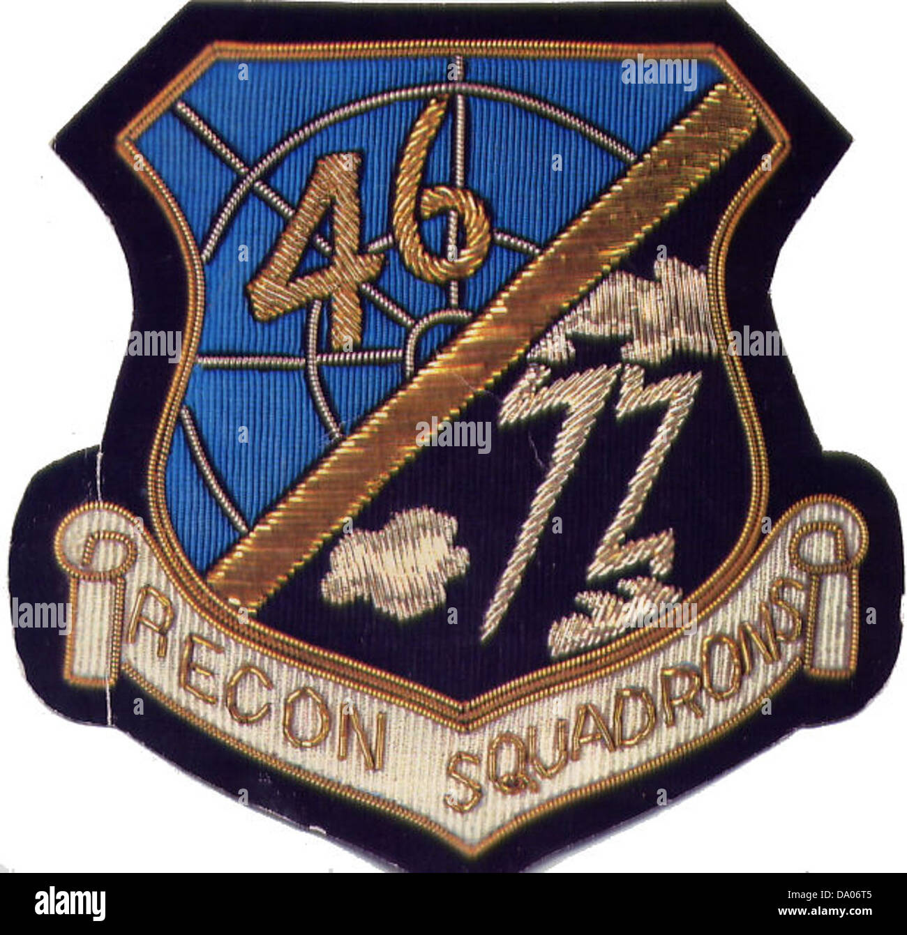 The emblem represents the 46th Bombardment Squadron, a U.S. Air Force ...