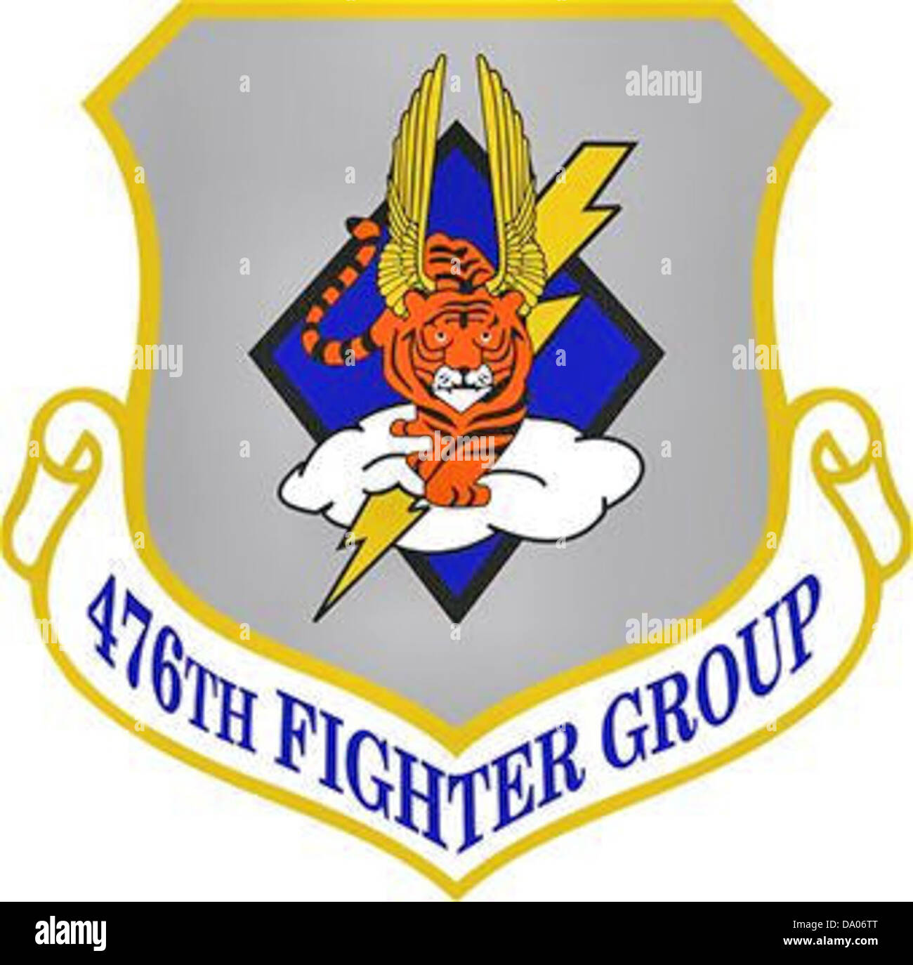 The emblem of the 476th Fighter Group represents the squadron's legacy ...