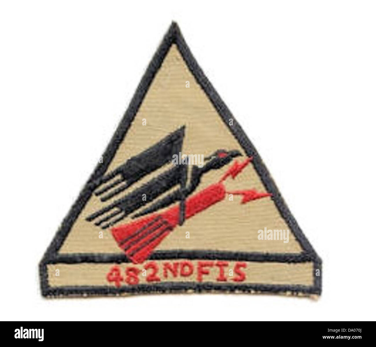 The 482nd Fighter Interceptor Squadron (482nd FIS) patch symbolizes the squadron's role in air ...
