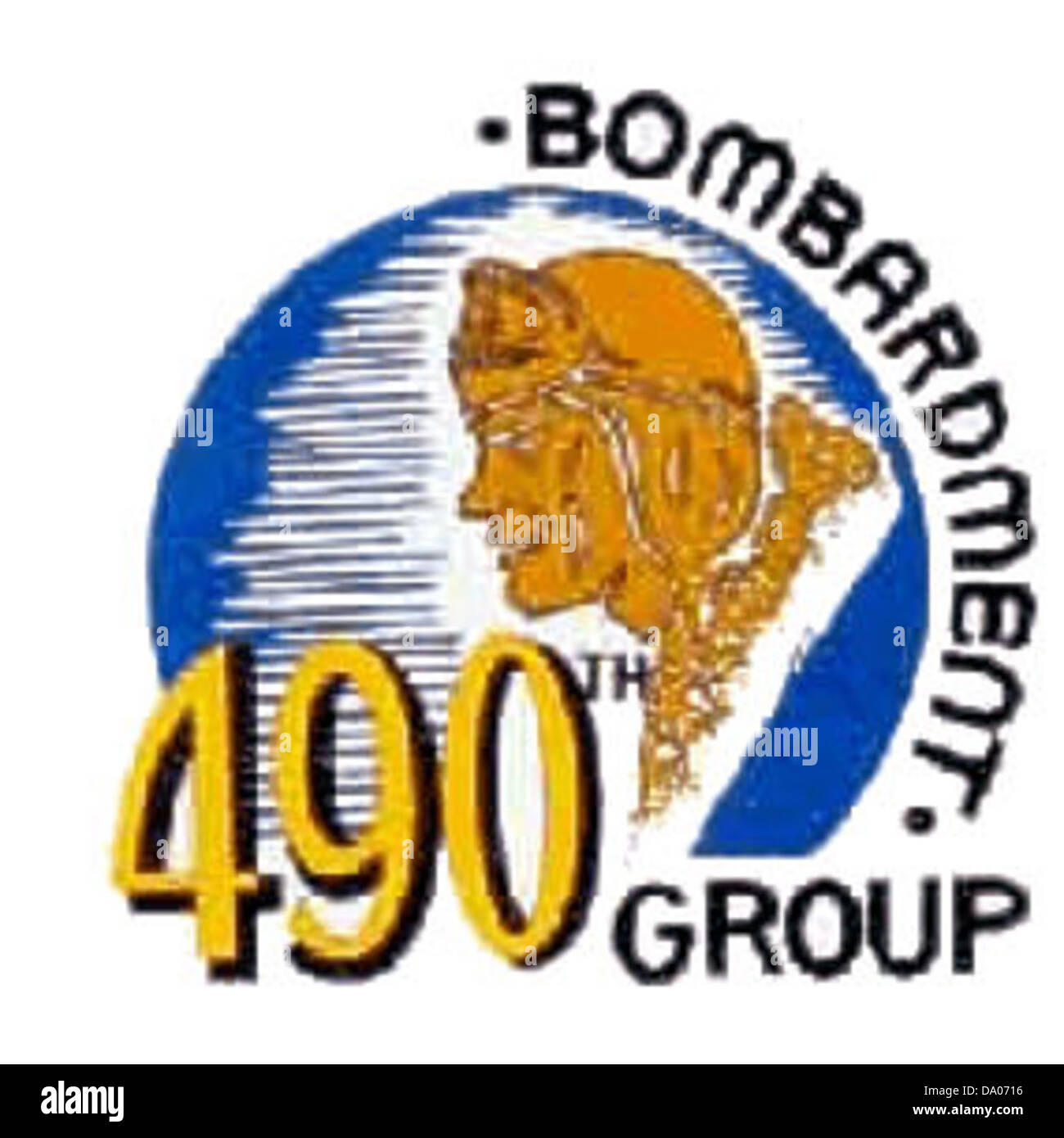 The emblem of the 490th Bombardment Group represents the squadron's ...
