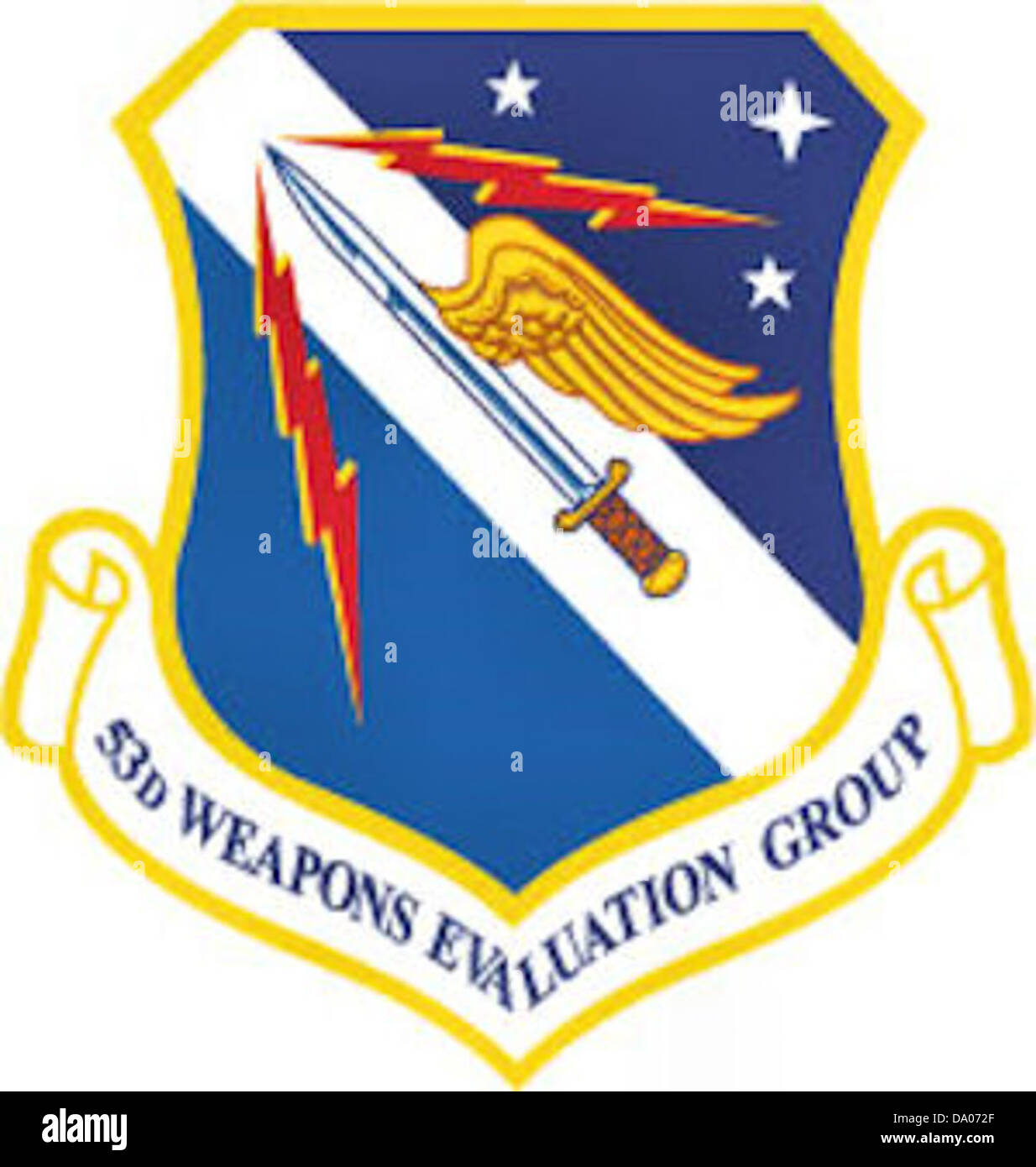The emblem of the 53d Weapons Evaluation Group represents its role in ...