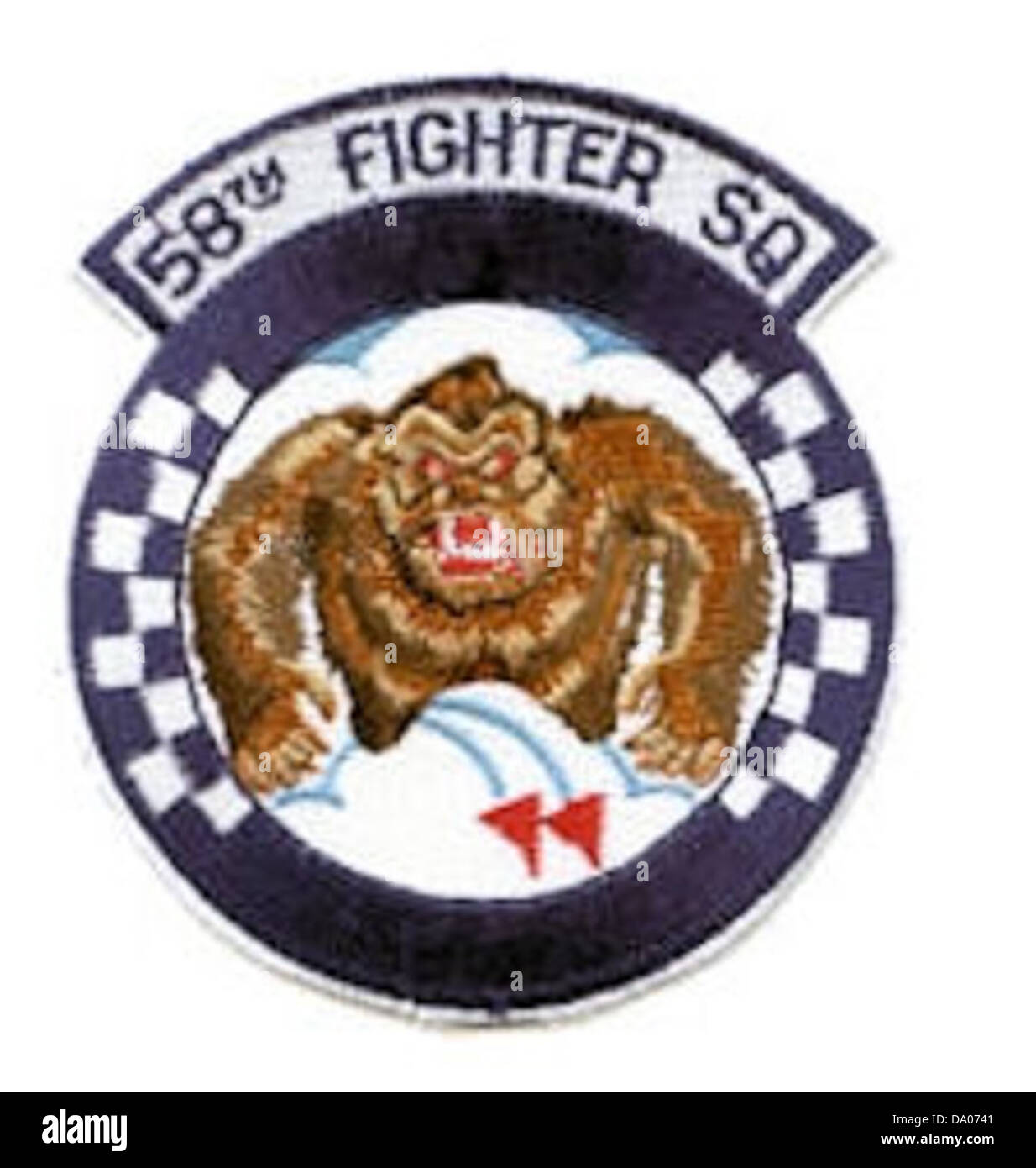 The patch of the 58th Fighter Squadron, a U.S. Air Force unit known for ...