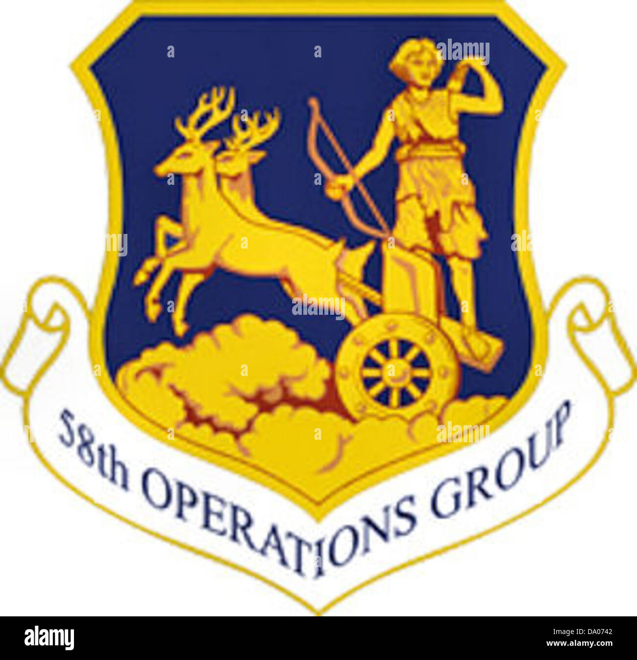 The emblem of the 58th Operations Group represents the unit's role in ...