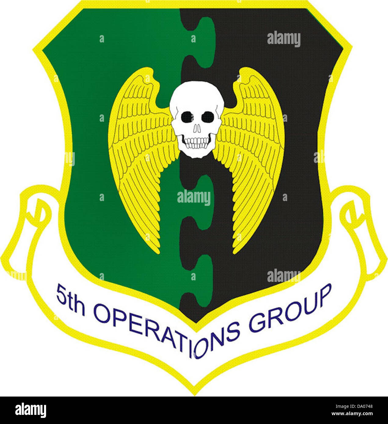 The emblem of the 5th Operations Group symbolizes its role in air ...
