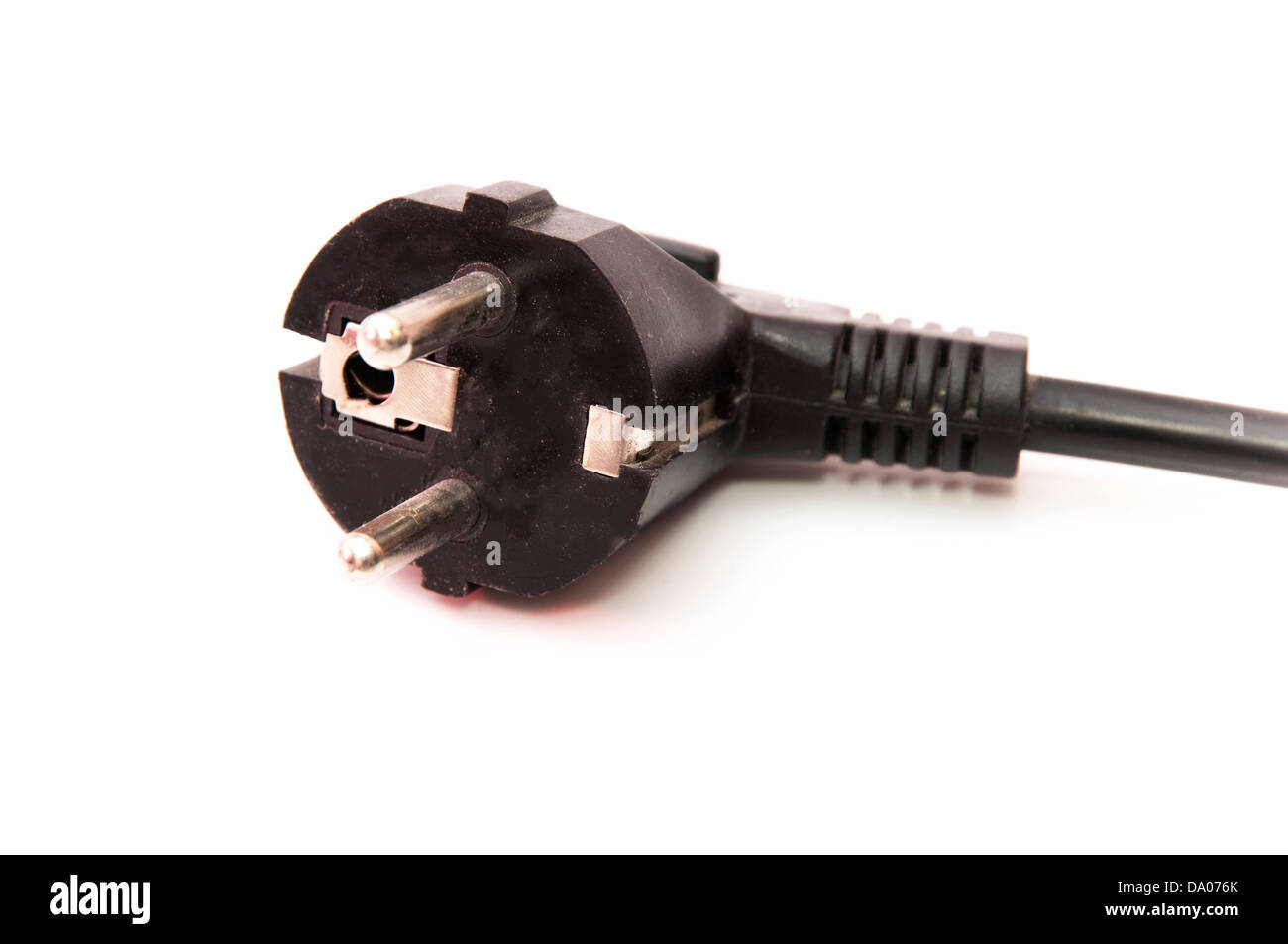 black connector on a white background Stock Photo - Alamy