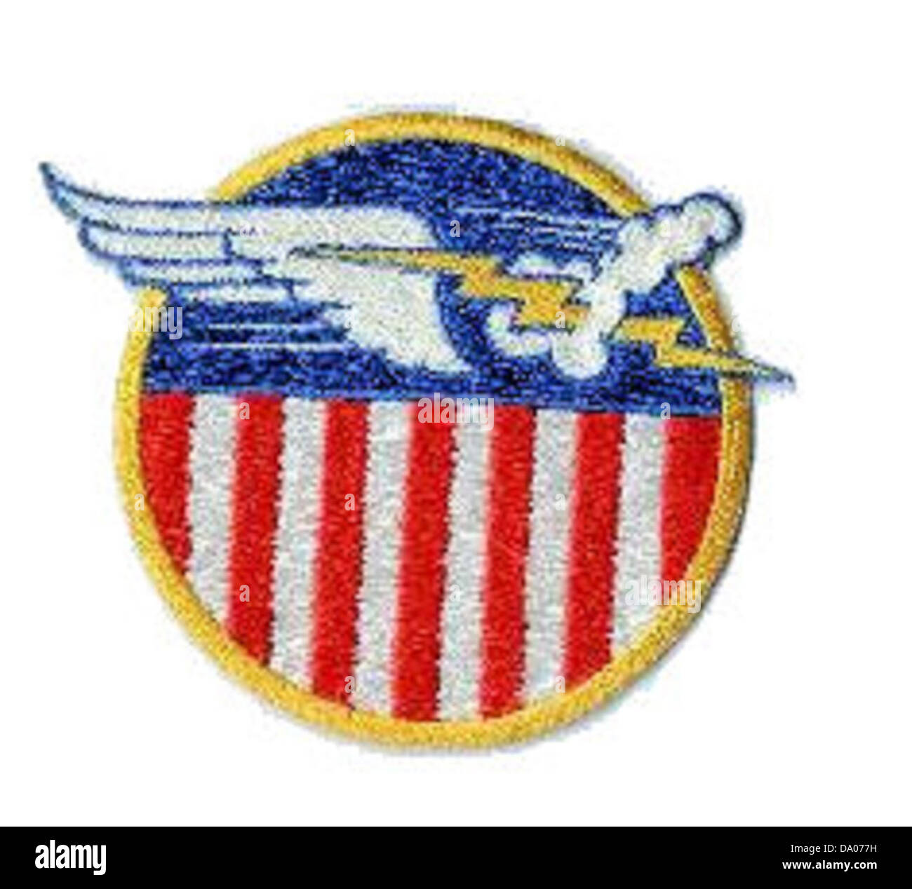 The 91st Fighter Interceptor Squadron patch represents the unit's role ...