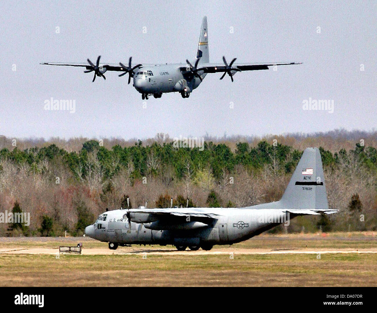 C-130 aircraft stationed at Little Rock Air Force Base support tactical ...
