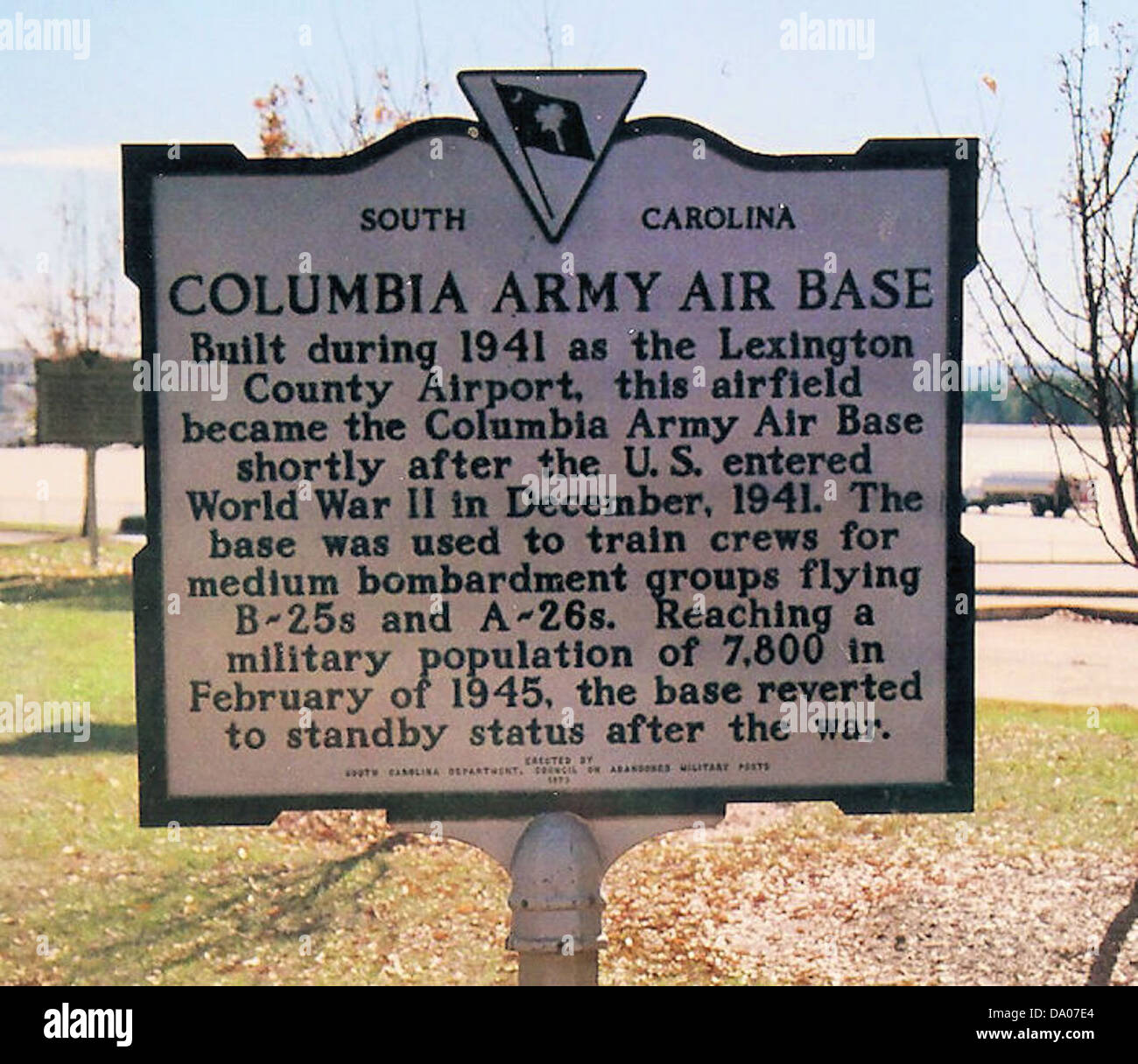 The Columbia Army Air Base (AAB) served as an important training and ...