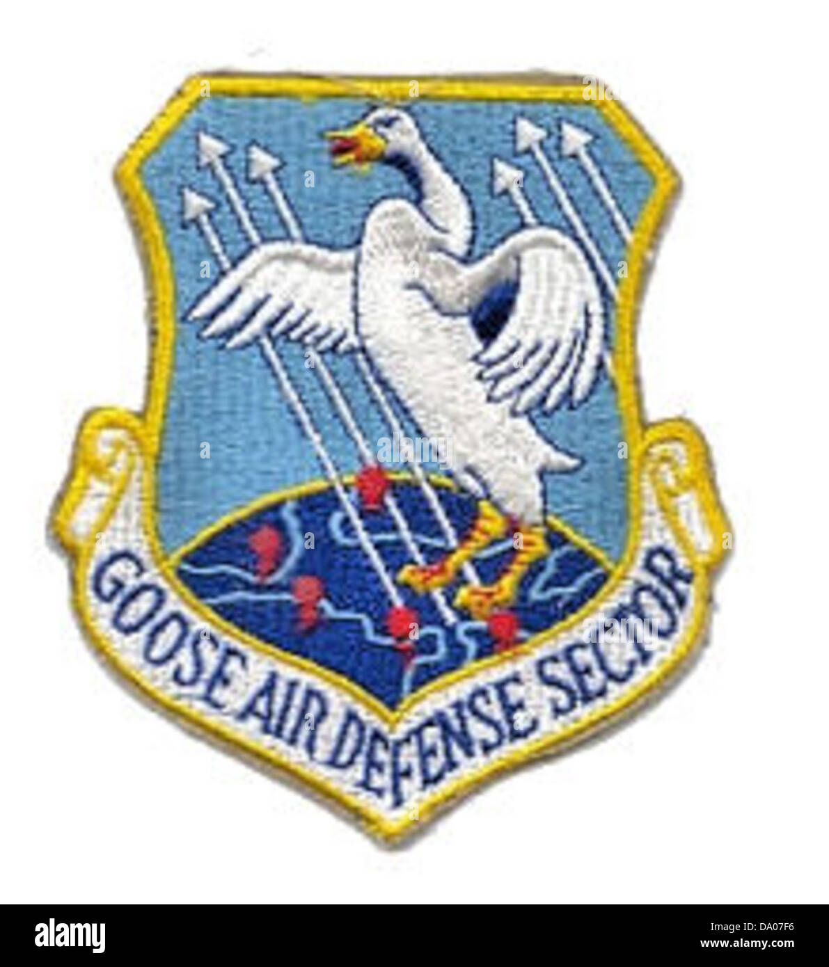 The Goose Air Division patch, representing the military unit's insignia ...