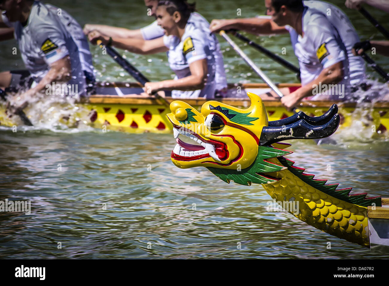 Dragon head boats hi-res stock photography and images - Alamy