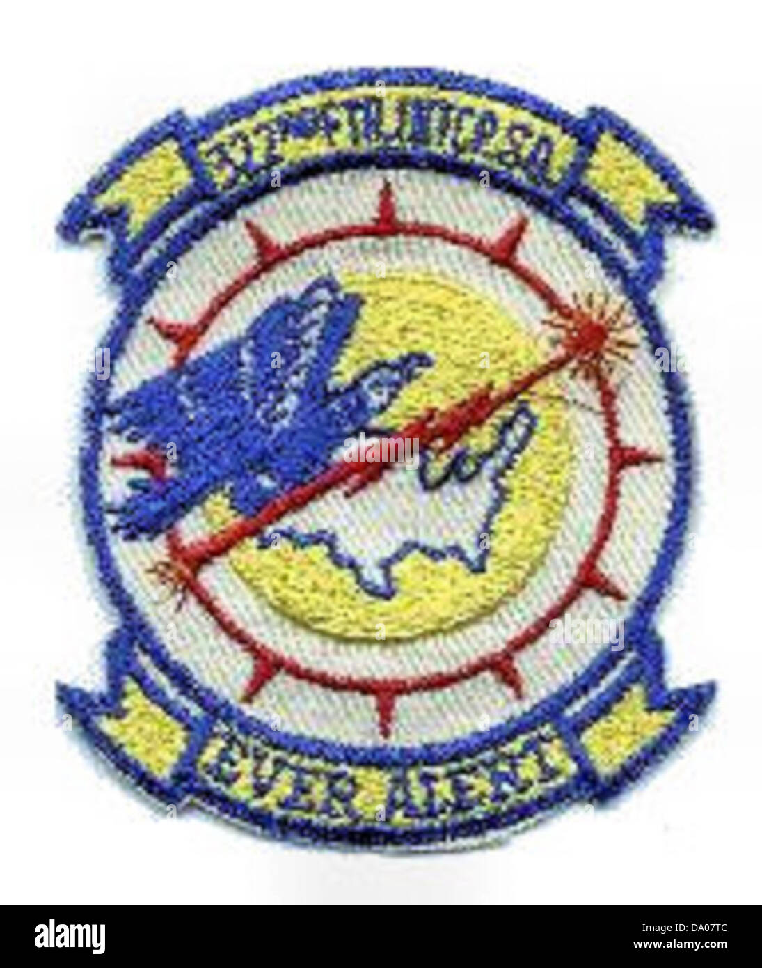 The patch of the 322nd Fighter Interceptor Squadron represents its ...