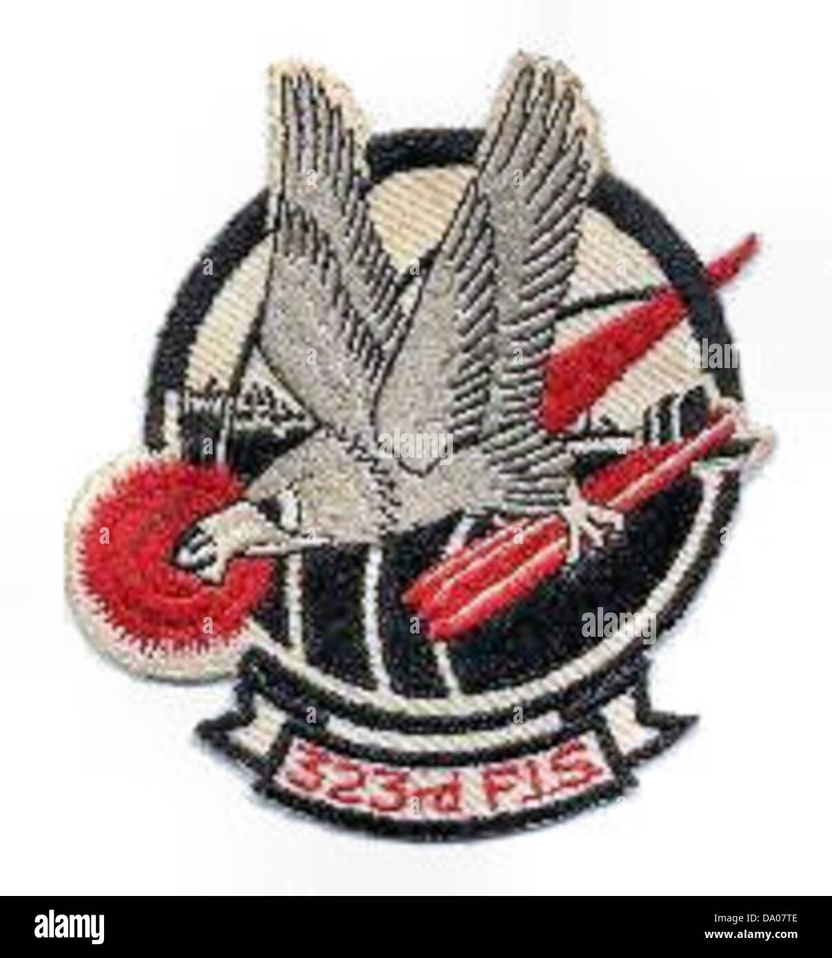 The patch of the 323rd Fighter Interceptor Squadron, a unit of the U.S ...