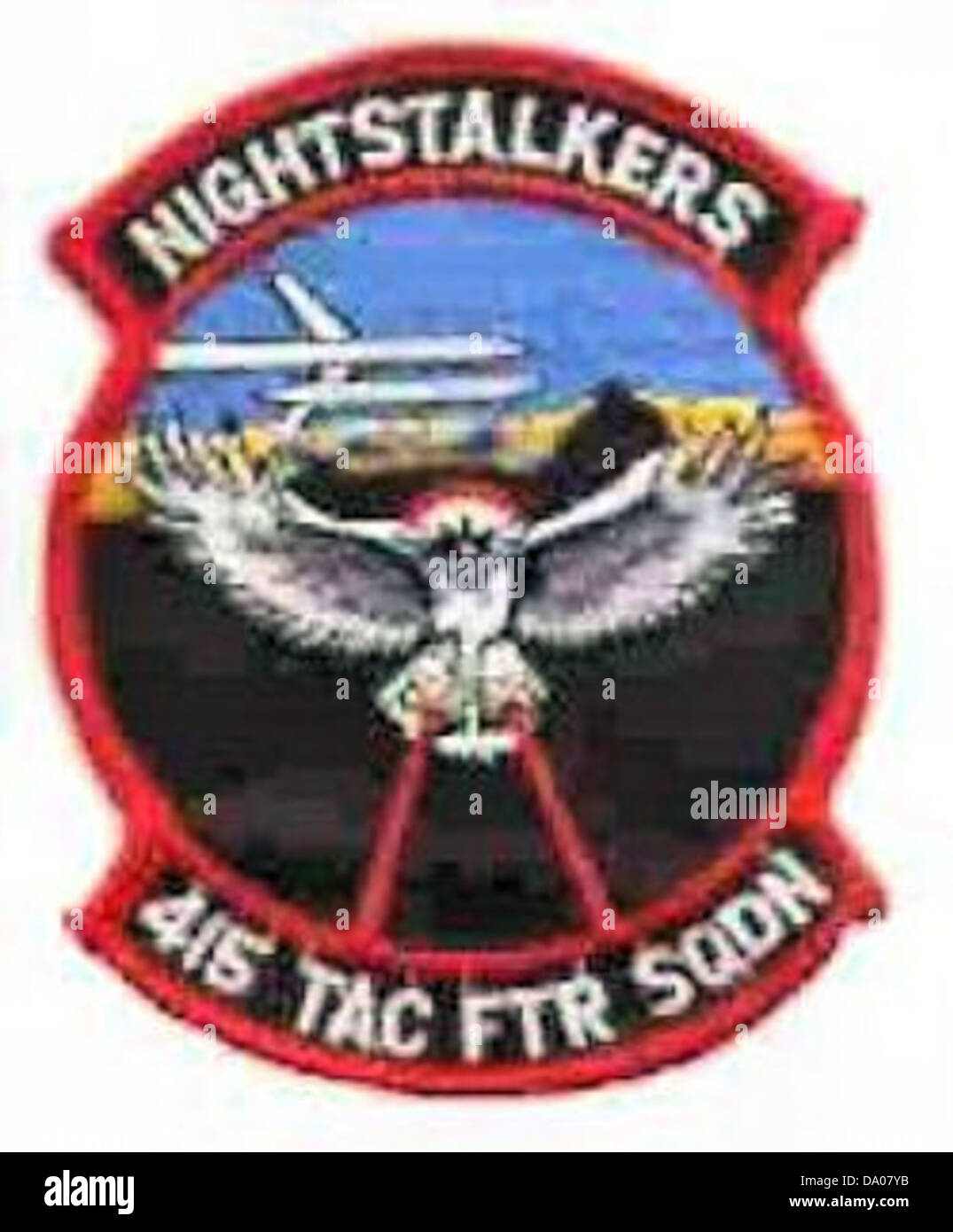 The 415th Tactical Fighter Squadron patch represents the squadron's ...