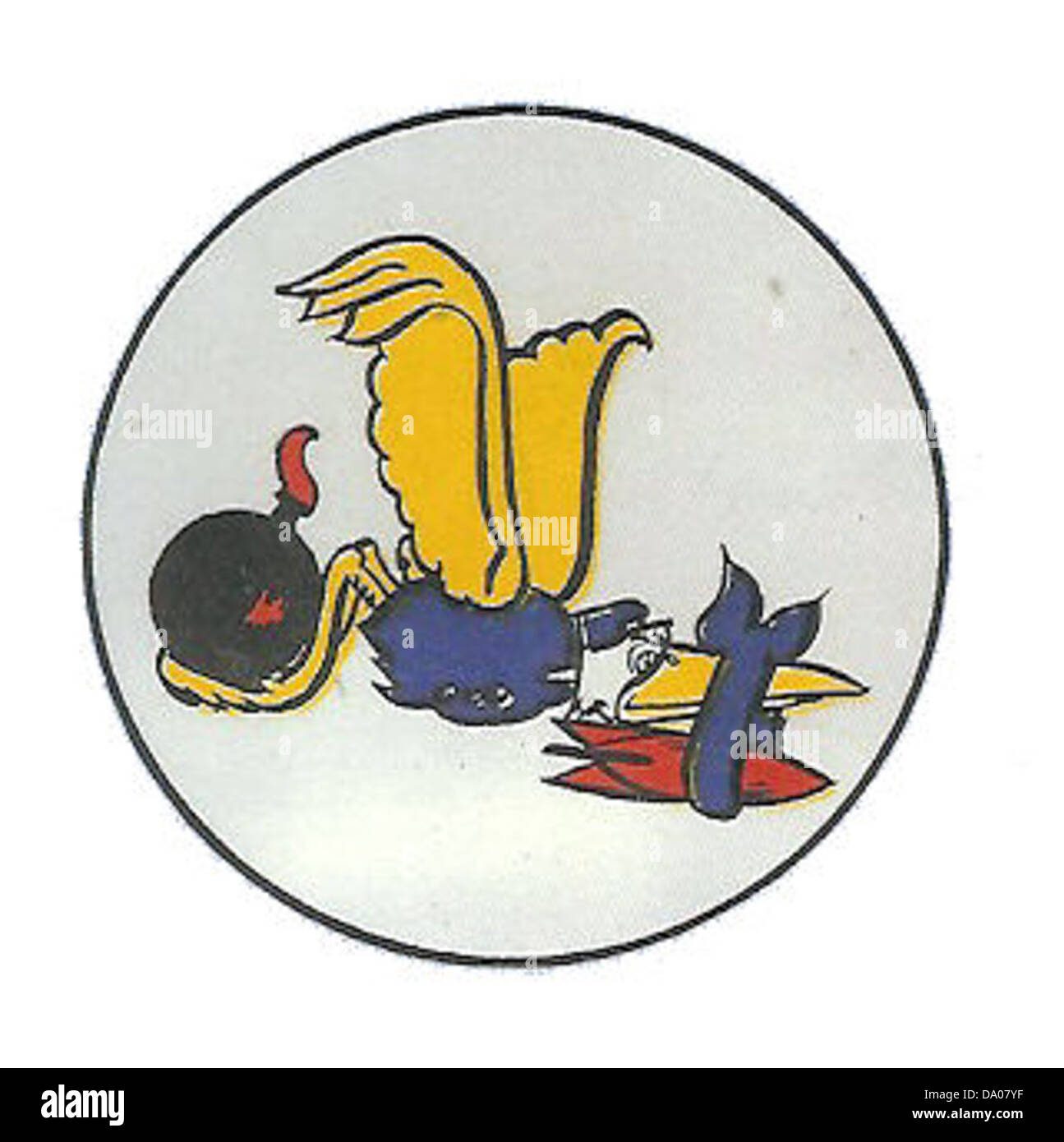 The emblem of the 417th Bomb Squadron represents the squadron’s mission ...